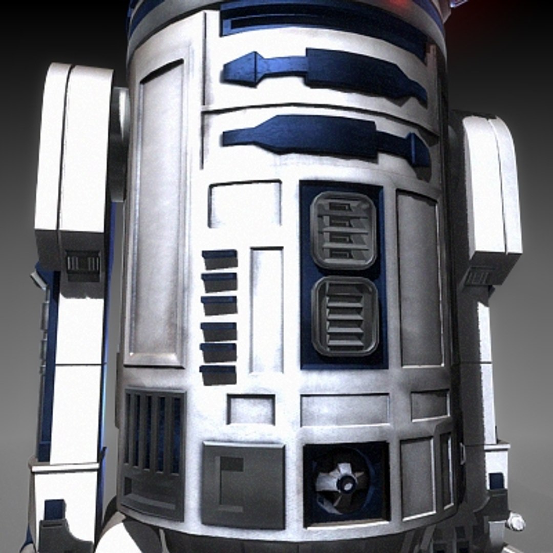 r2-d2 star wars 3d model
