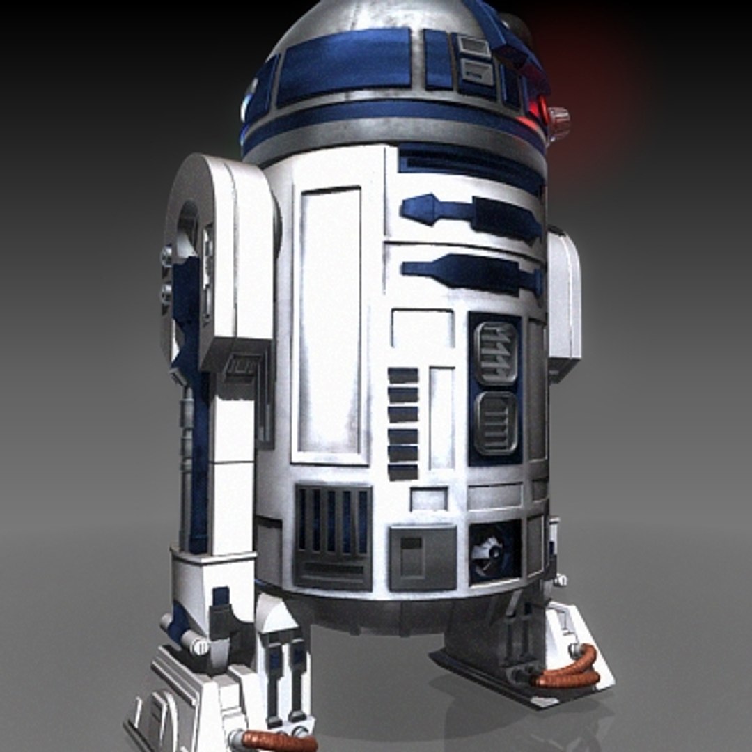 r2-d2 star wars 3d model