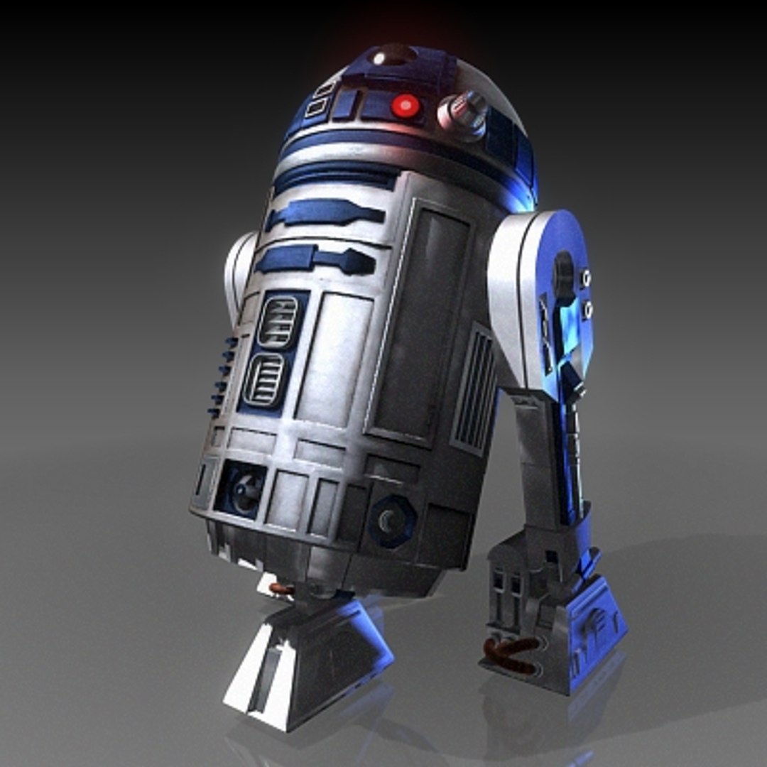 r2-d2 star wars 3d model
