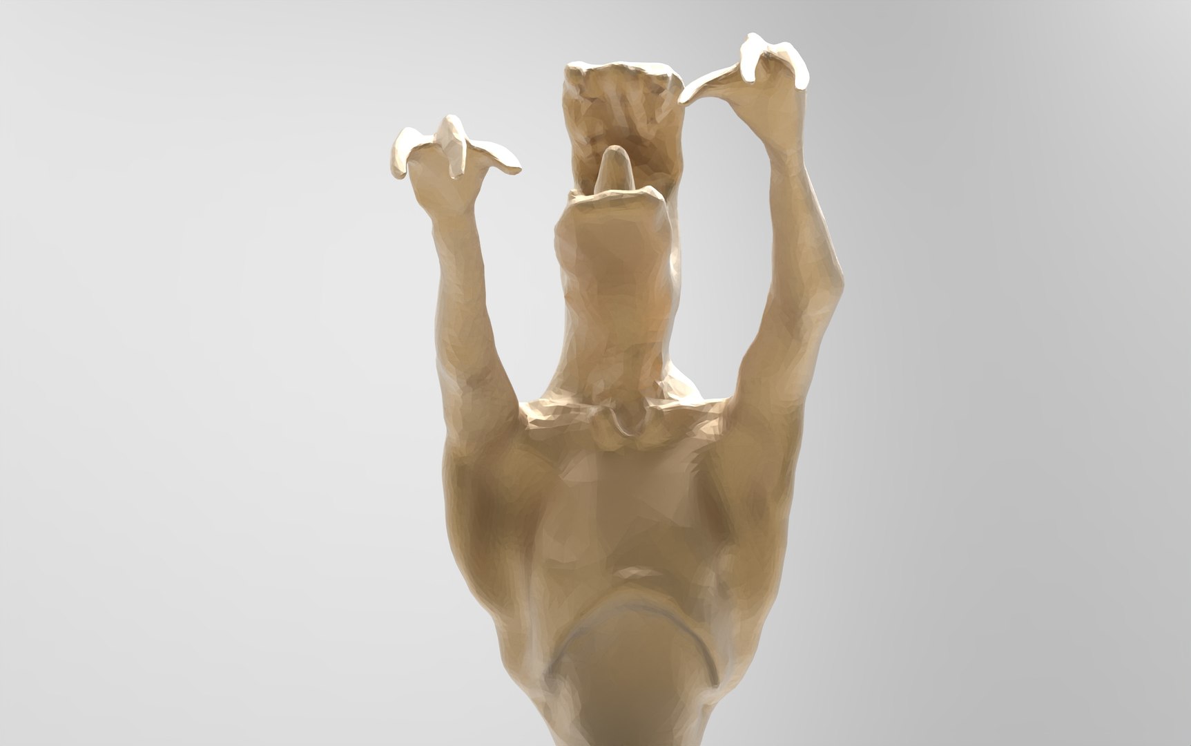 3D Upper Body Of The Monster Model - TurboSquid 1991909