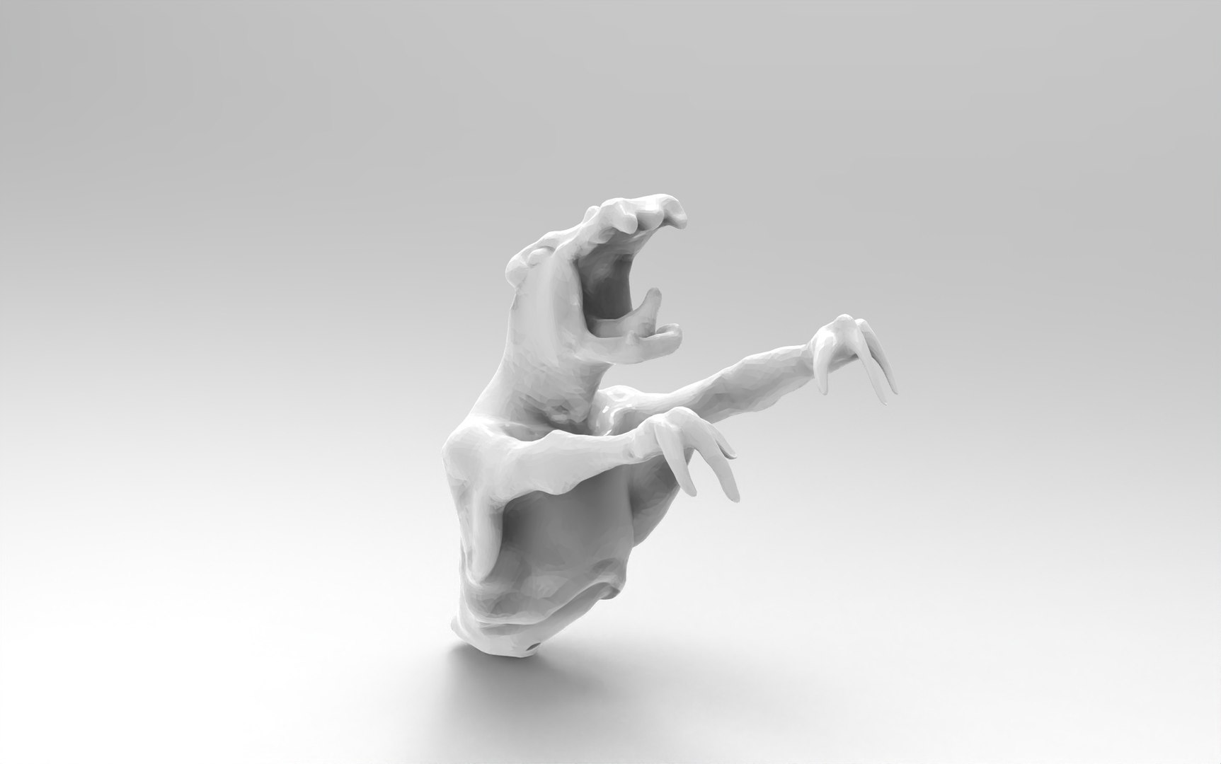 3D Upper Body Of The Monster Model - TurboSquid 1991909