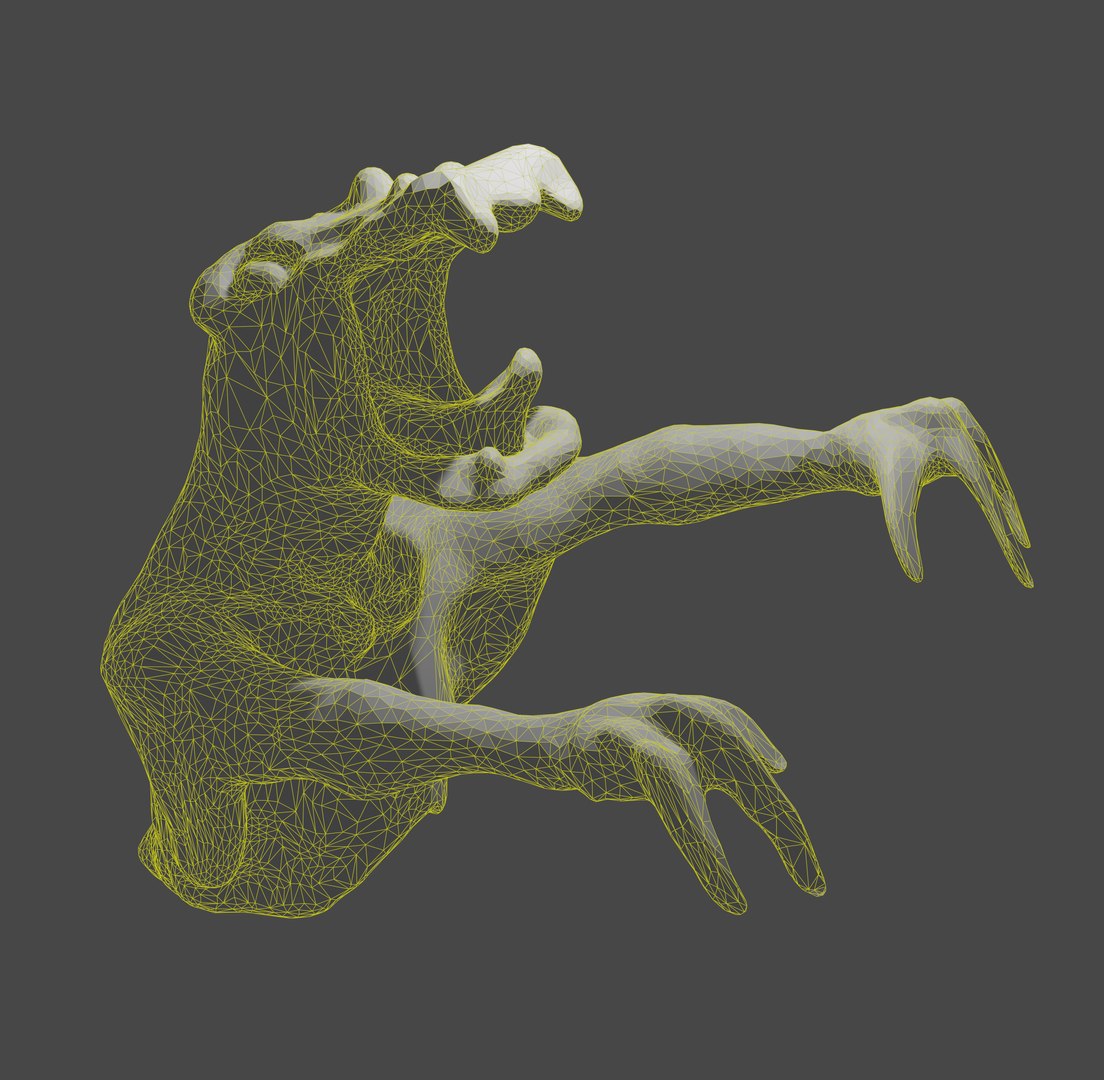 3D Upper Body Of The Monster Model - TurboSquid 1991909