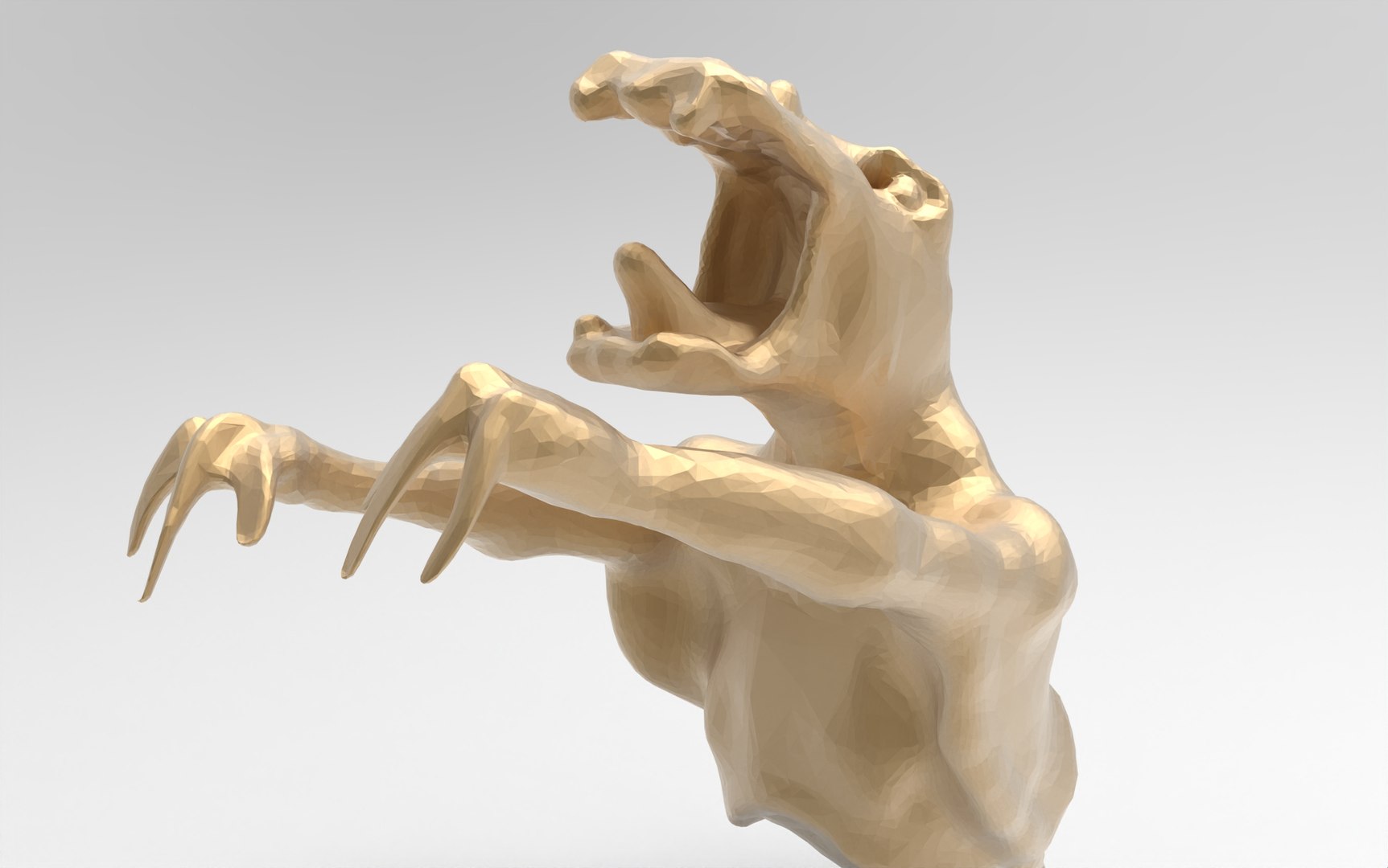 3D Upper Body Of The Monster Model - TurboSquid 1991909
