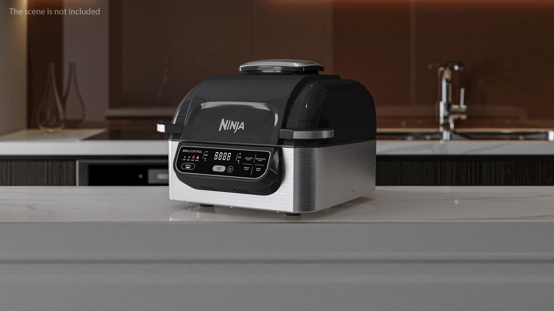 Ninja Foodi Indoor Grill 3D Model - TurboSquid 2070389