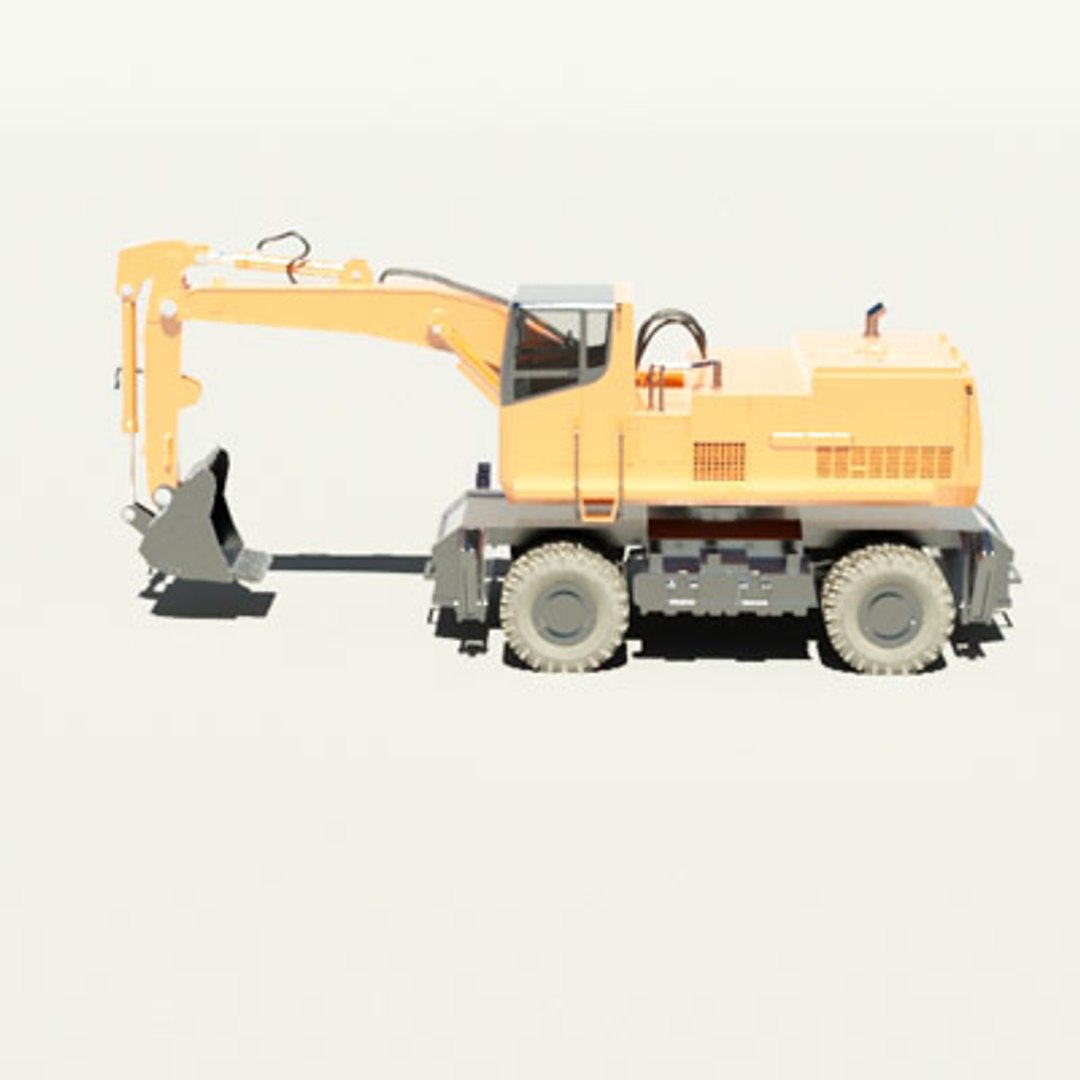Wheeled Digger 3d Max