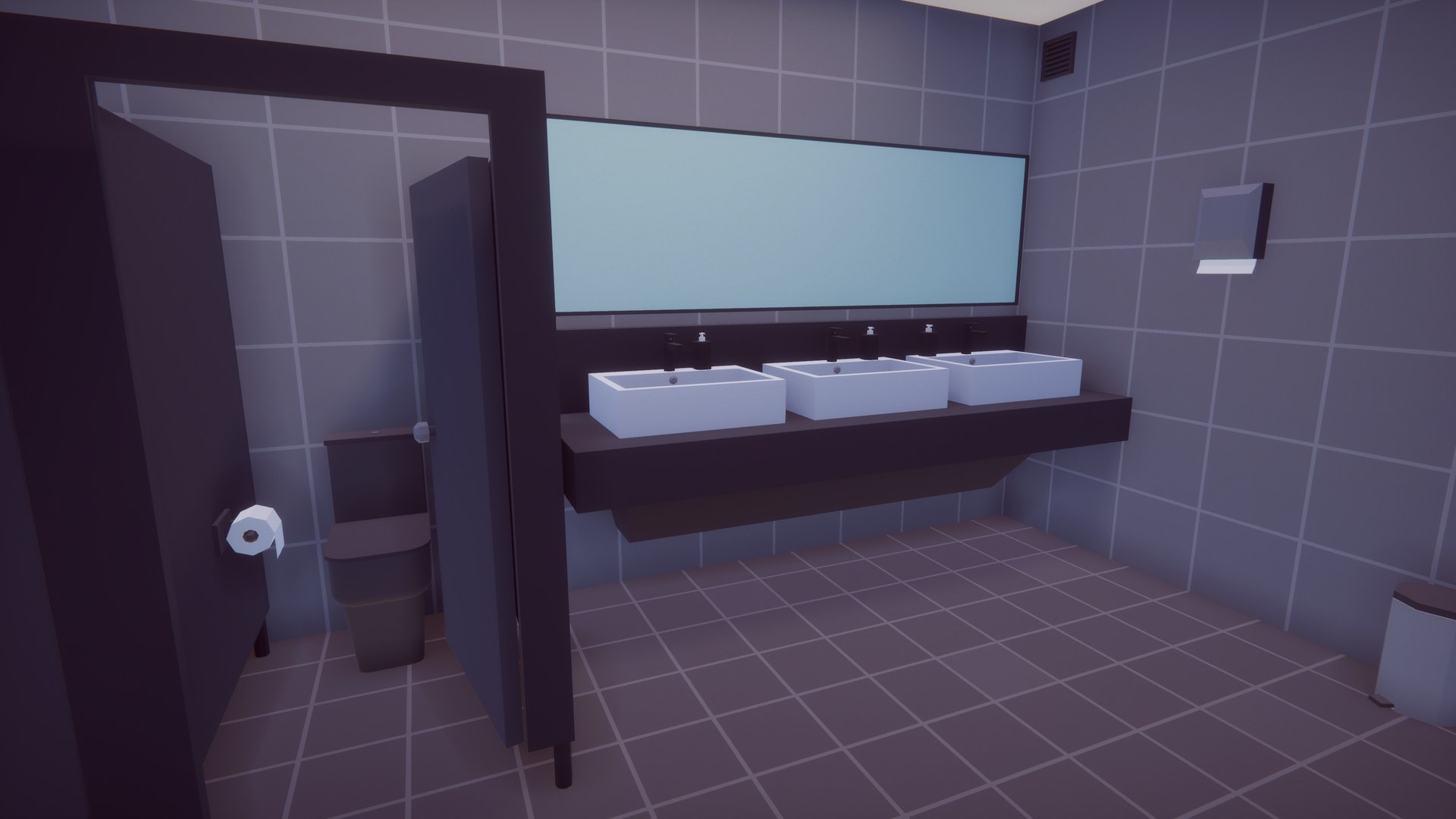 3D Low Poly Office Interiors Model - TurboSquid 1954656