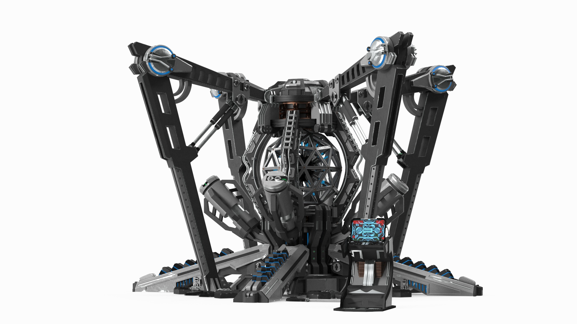 Sci-fi Nuclear Reactor Of A Spaceship 3D - TurboSquid 2223831