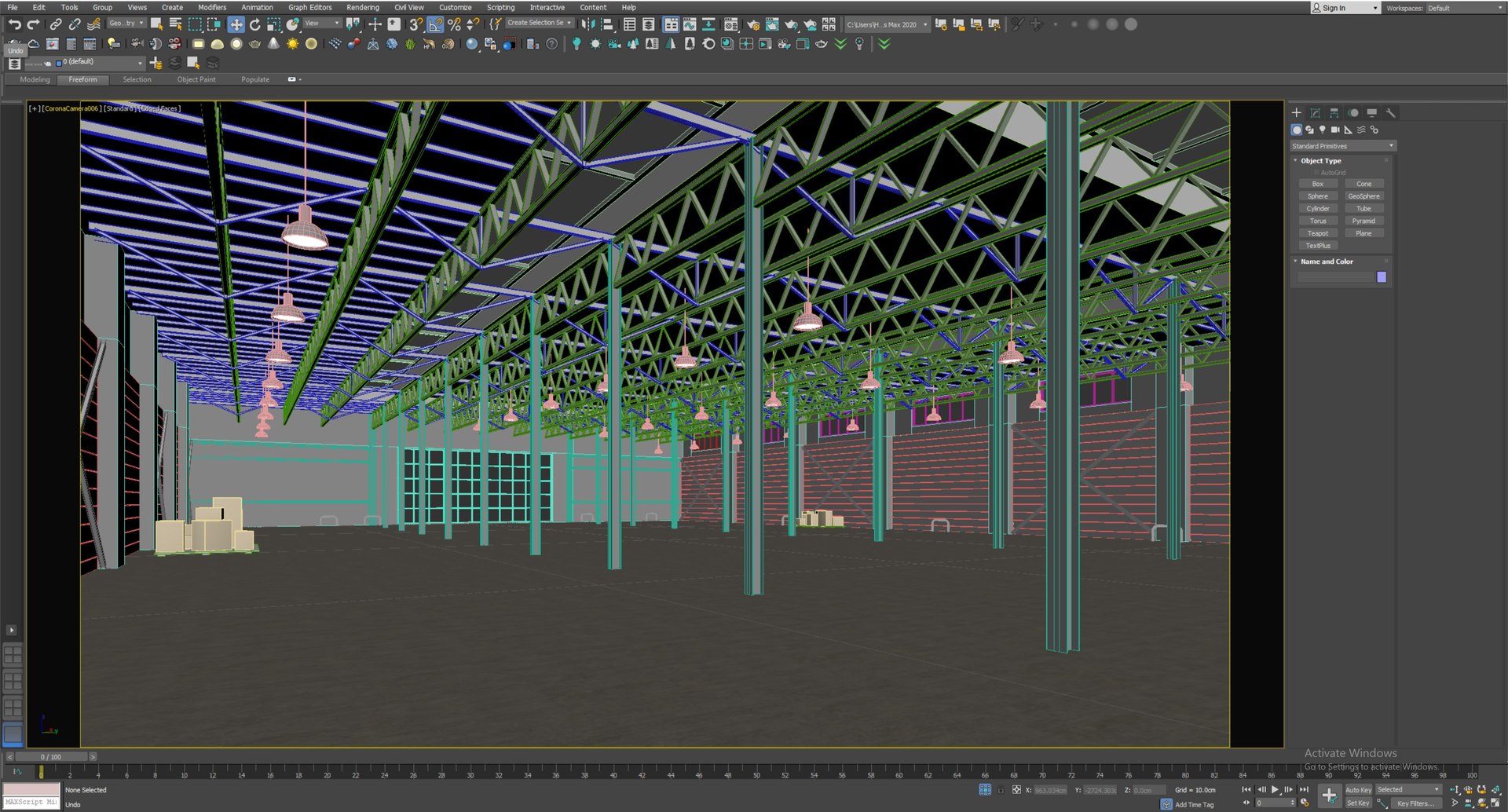 3D Low Poly Warehouse 20 - TurboSquid 2273624