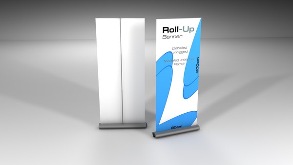 modelo 3d Roll Up Display con Internos - TurboSquid 890287