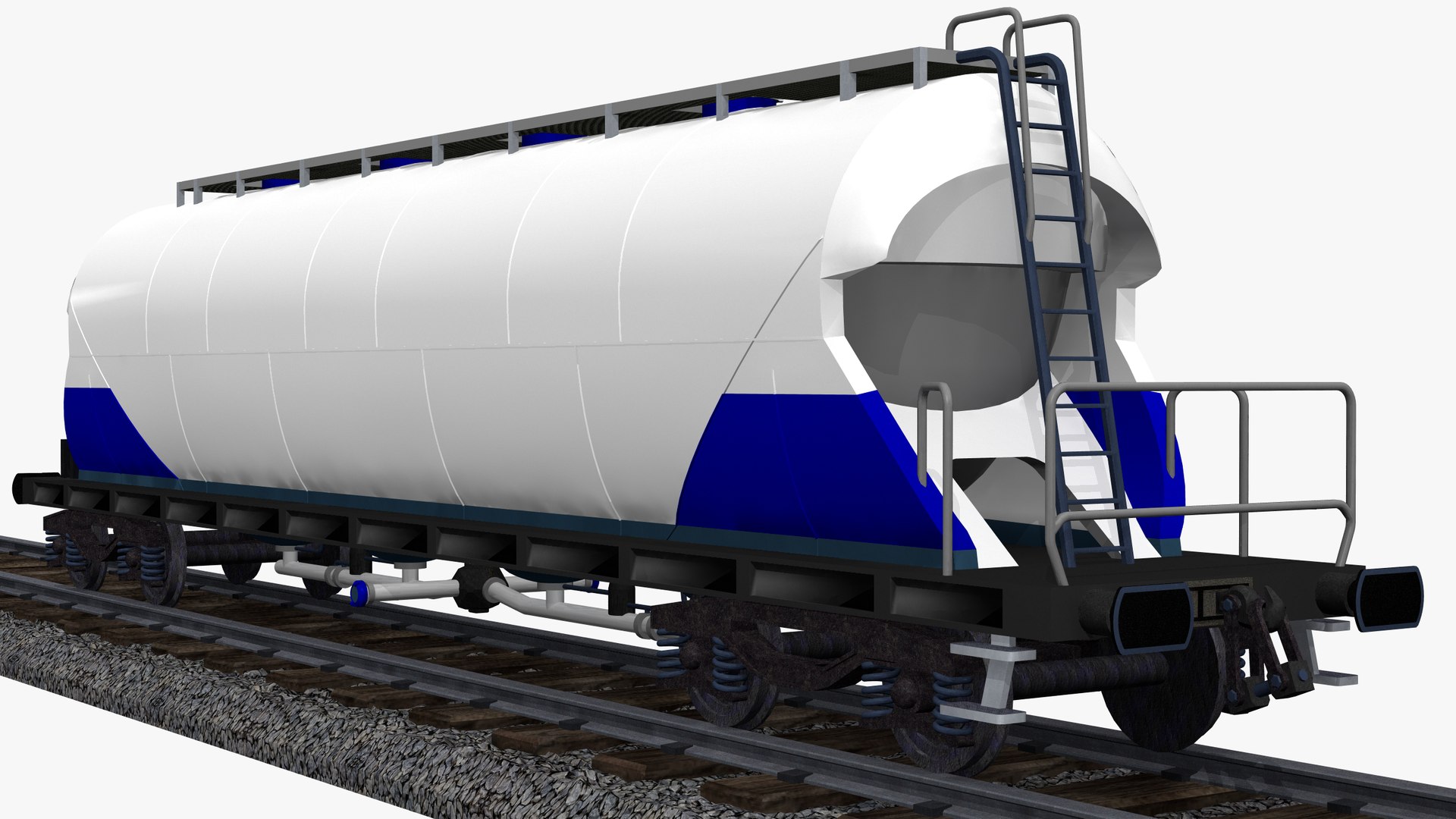 Freight Train - Collection Of 9 Different Freight Wagons With A Steam ...
