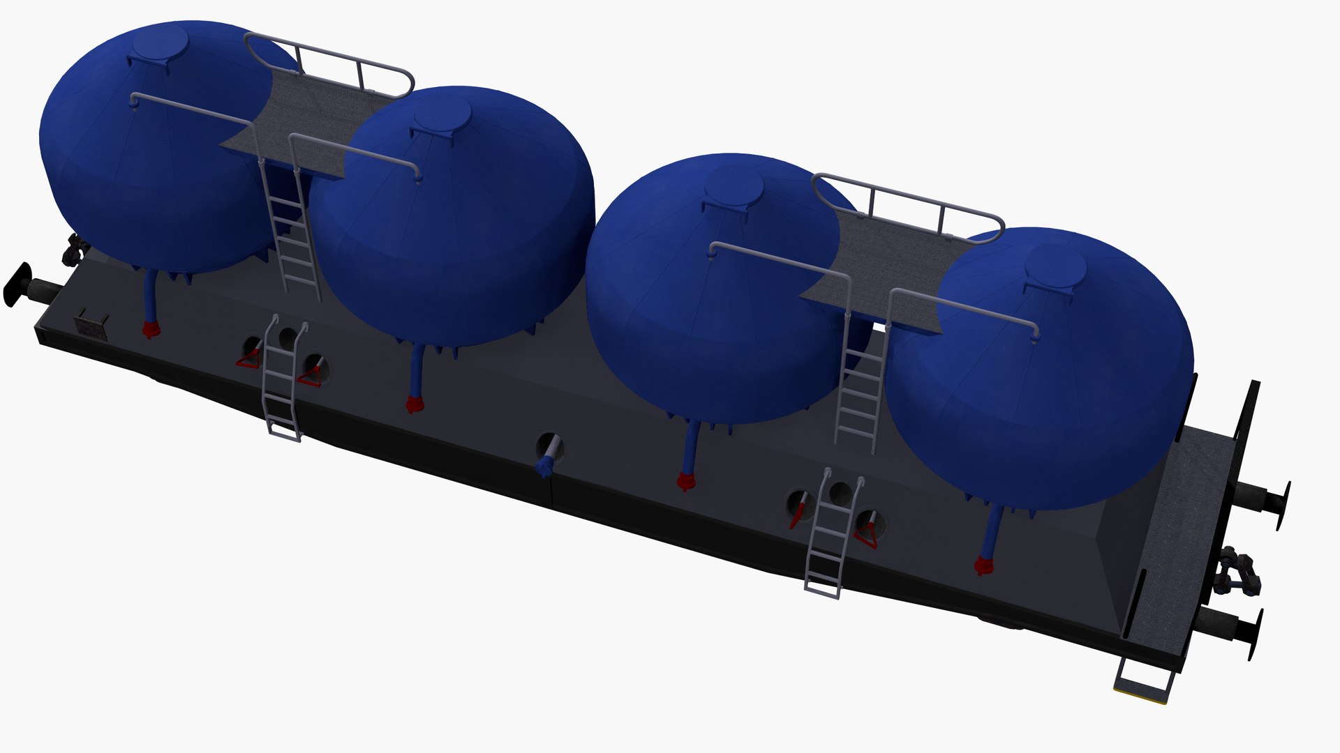 Freight Train - Collection Of 9 Different Freight Wagons With A Steam ...