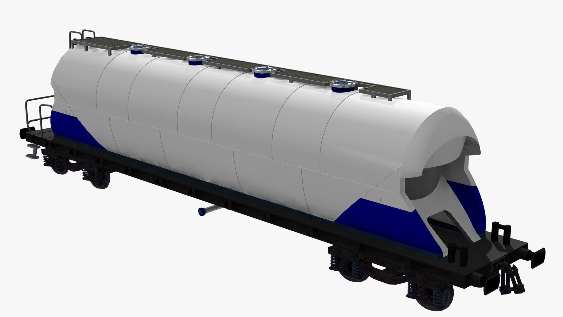 Freight Train - Collection Of 9 Different Freight Wagons With A Steam ...