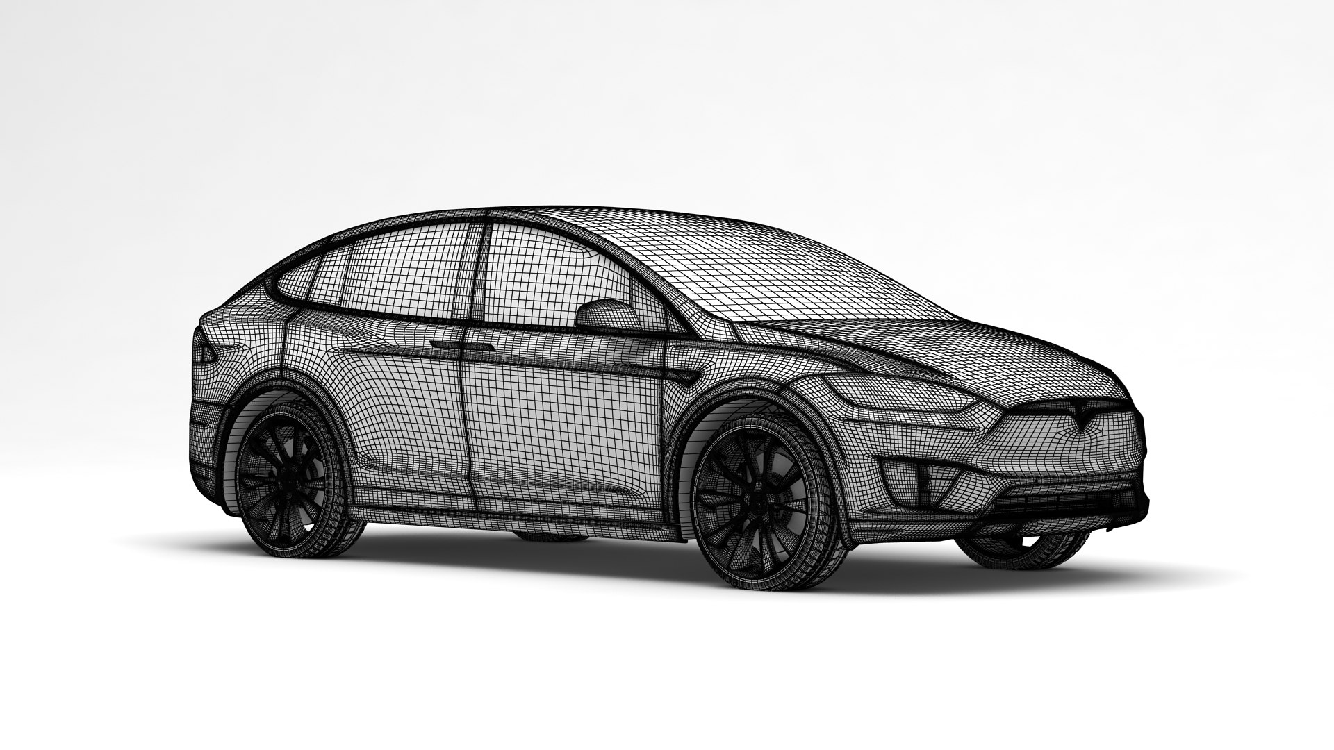 Tesla Model X Model - TurboSquid 1840177