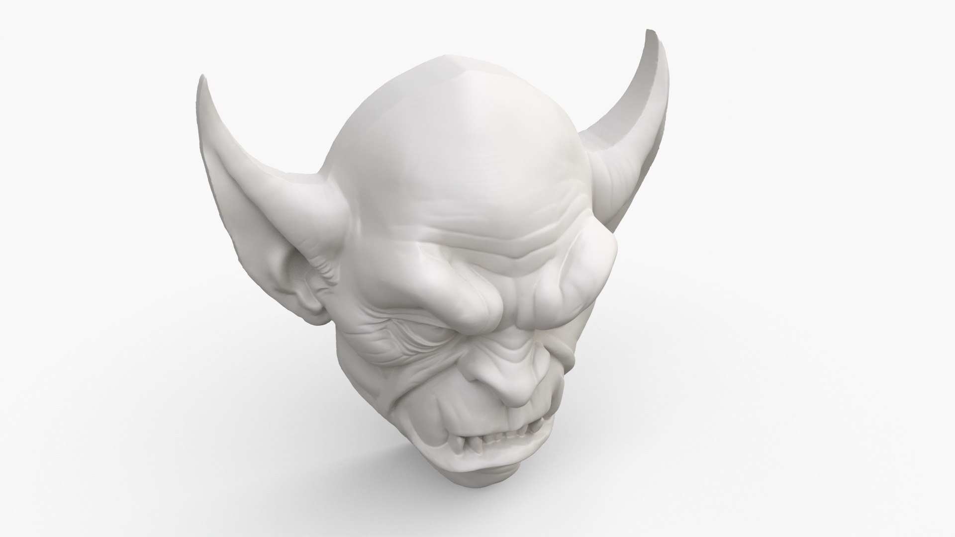 Goblin Face 2 3D Model - TurboSquid 2216610