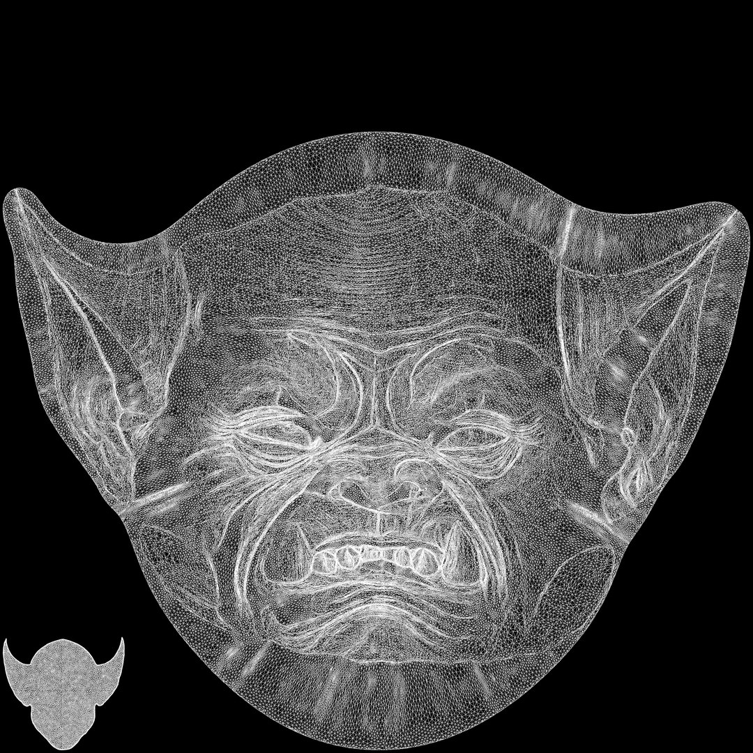 Goblin Face 2 3D Model - TurboSquid 2216610