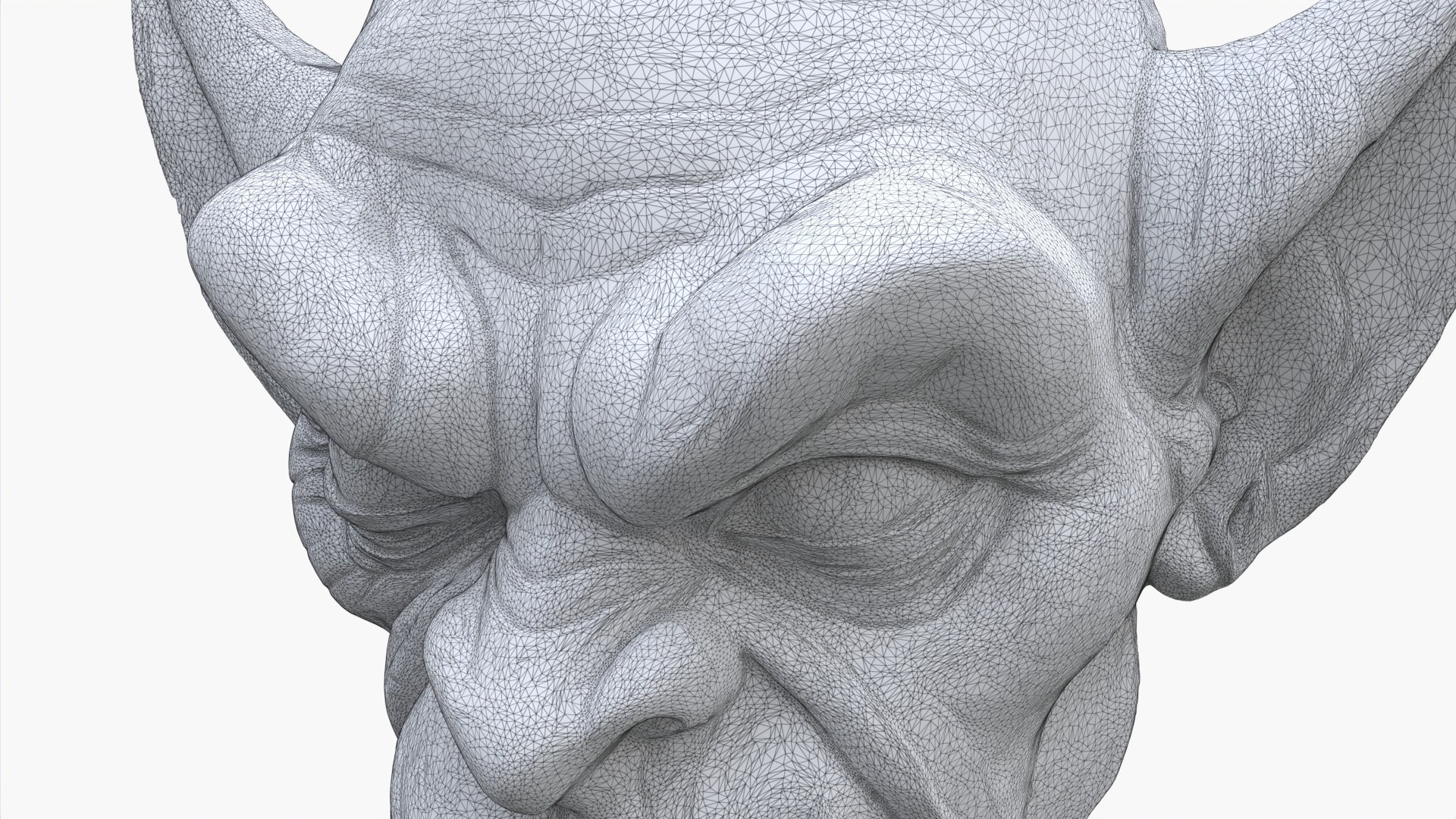 Goblin Face 2 3D Model - TurboSquid 2216610