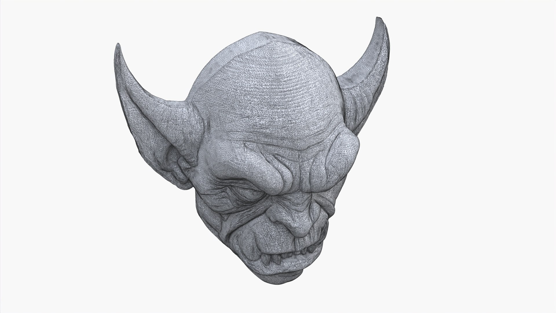 Goblin Face 2 3D Model - TurboSquid 2216610