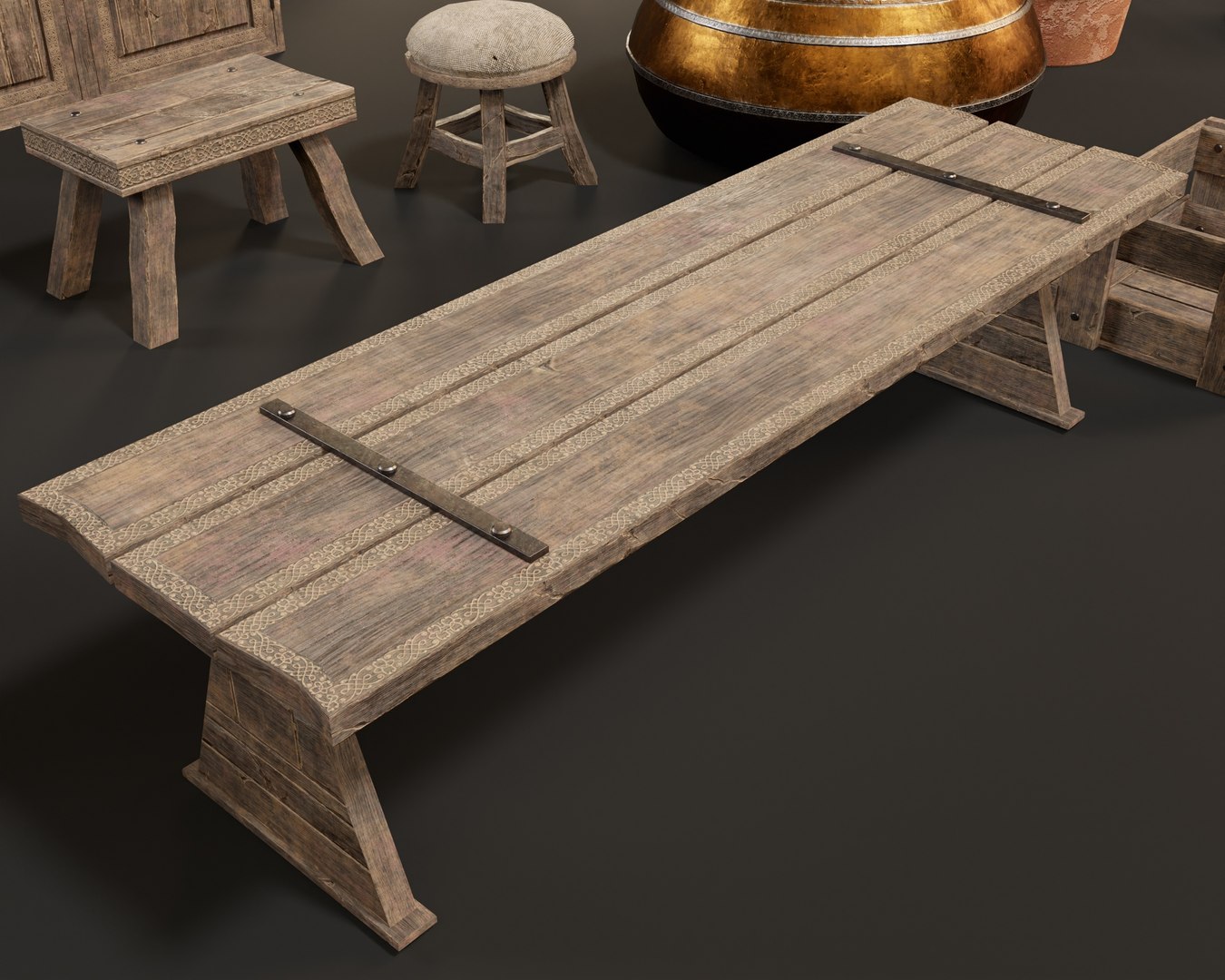 3D Medieval Props Pack 1 - TurboSquid 2403696