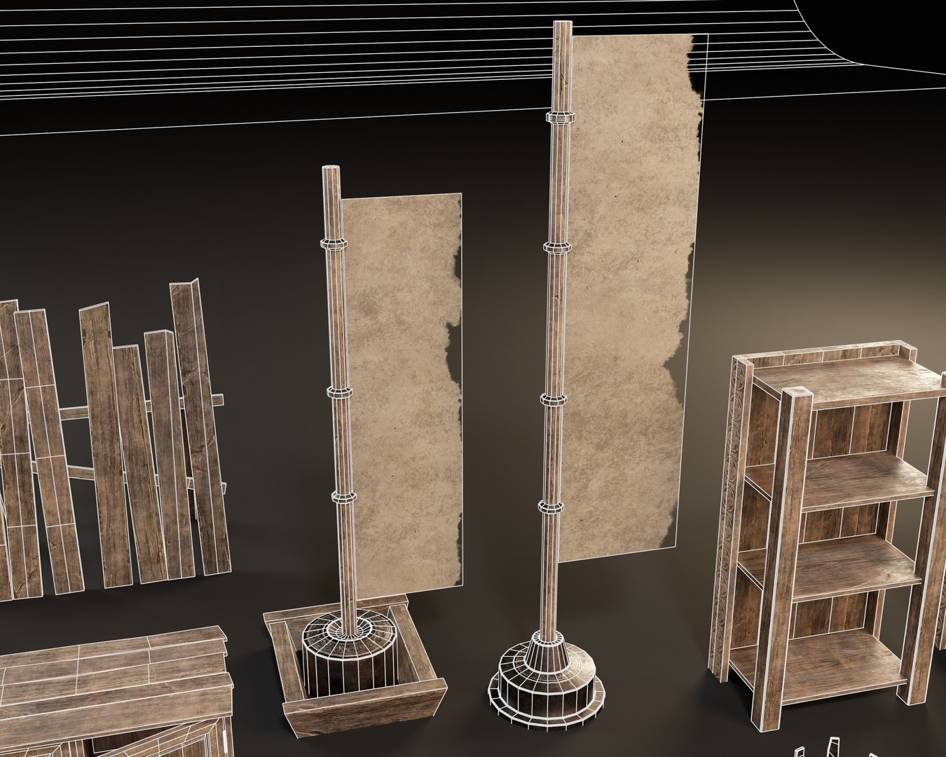 3D Medieval Props Pack 1 - TurboSquid 2403696