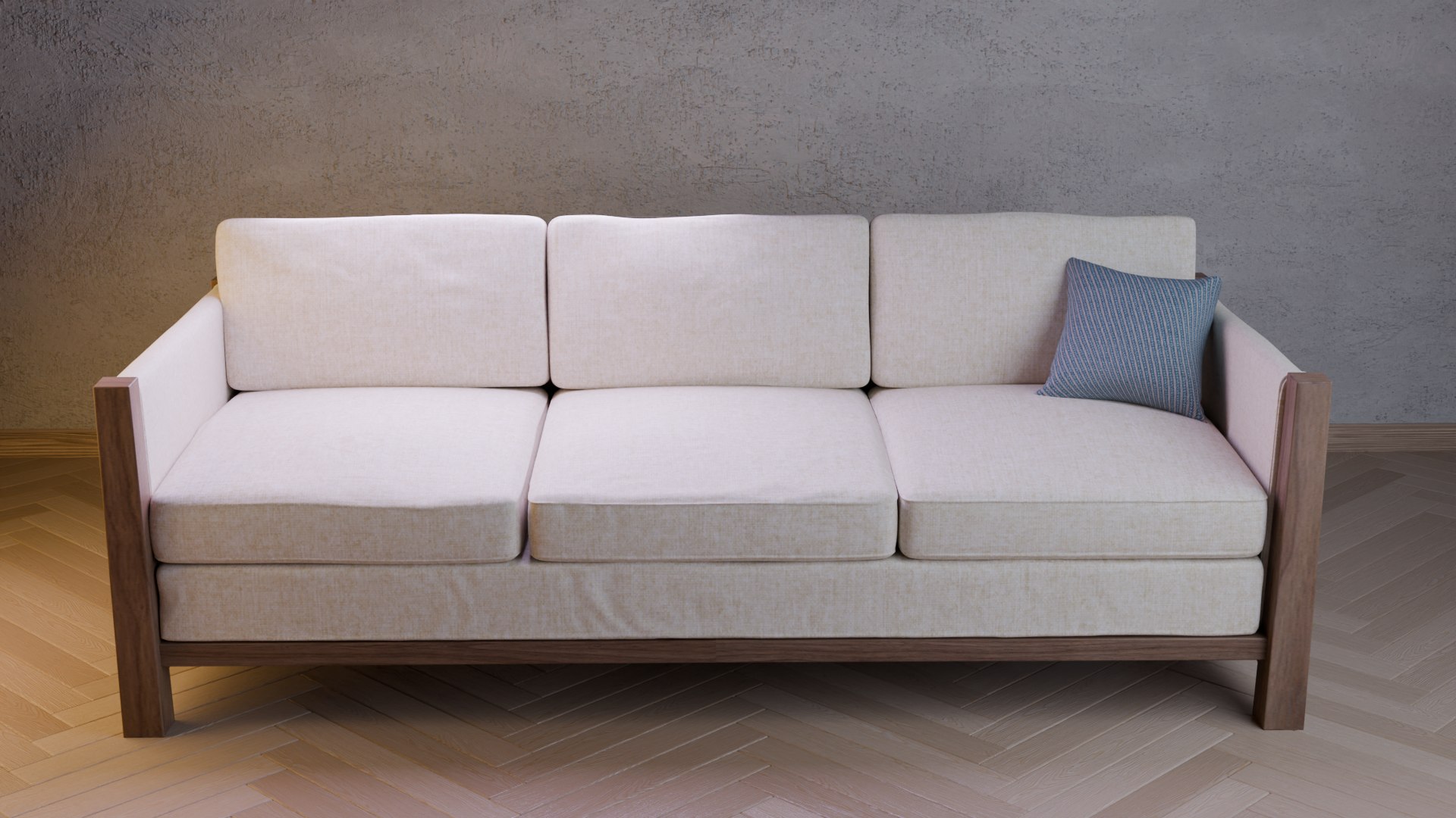 3D Model Stickley Highlands Sofa - TurboSquid 2128486