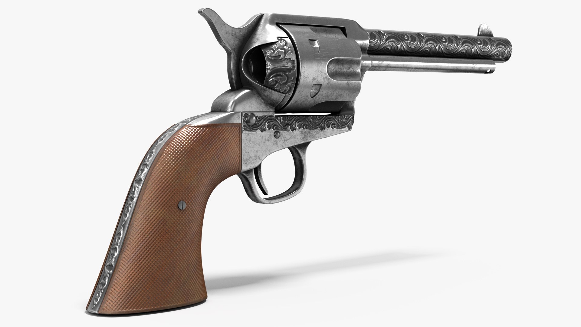 3D Carved Revolver 8K PBR Textures - TurboSquid 2058569