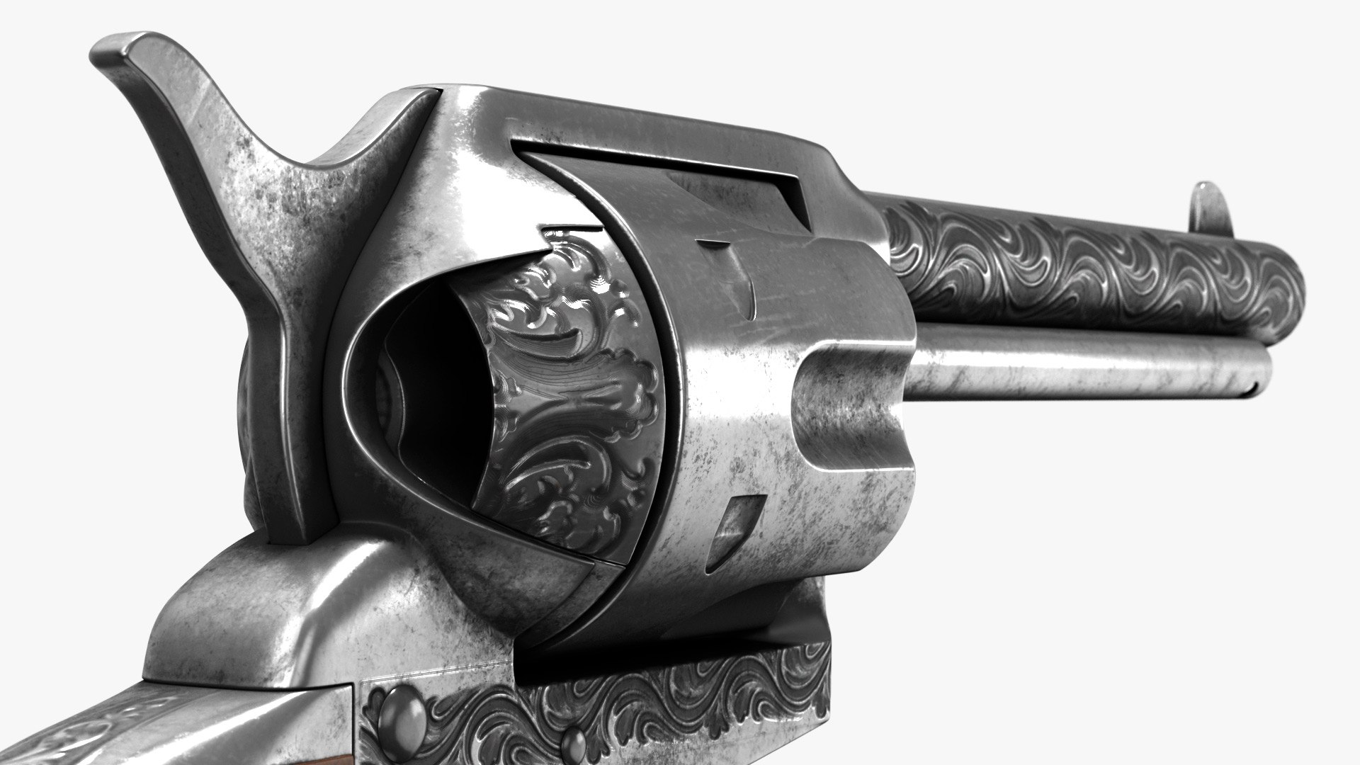 3D Carved Revolver 8K PBR Textures - TurboSquid 2058569