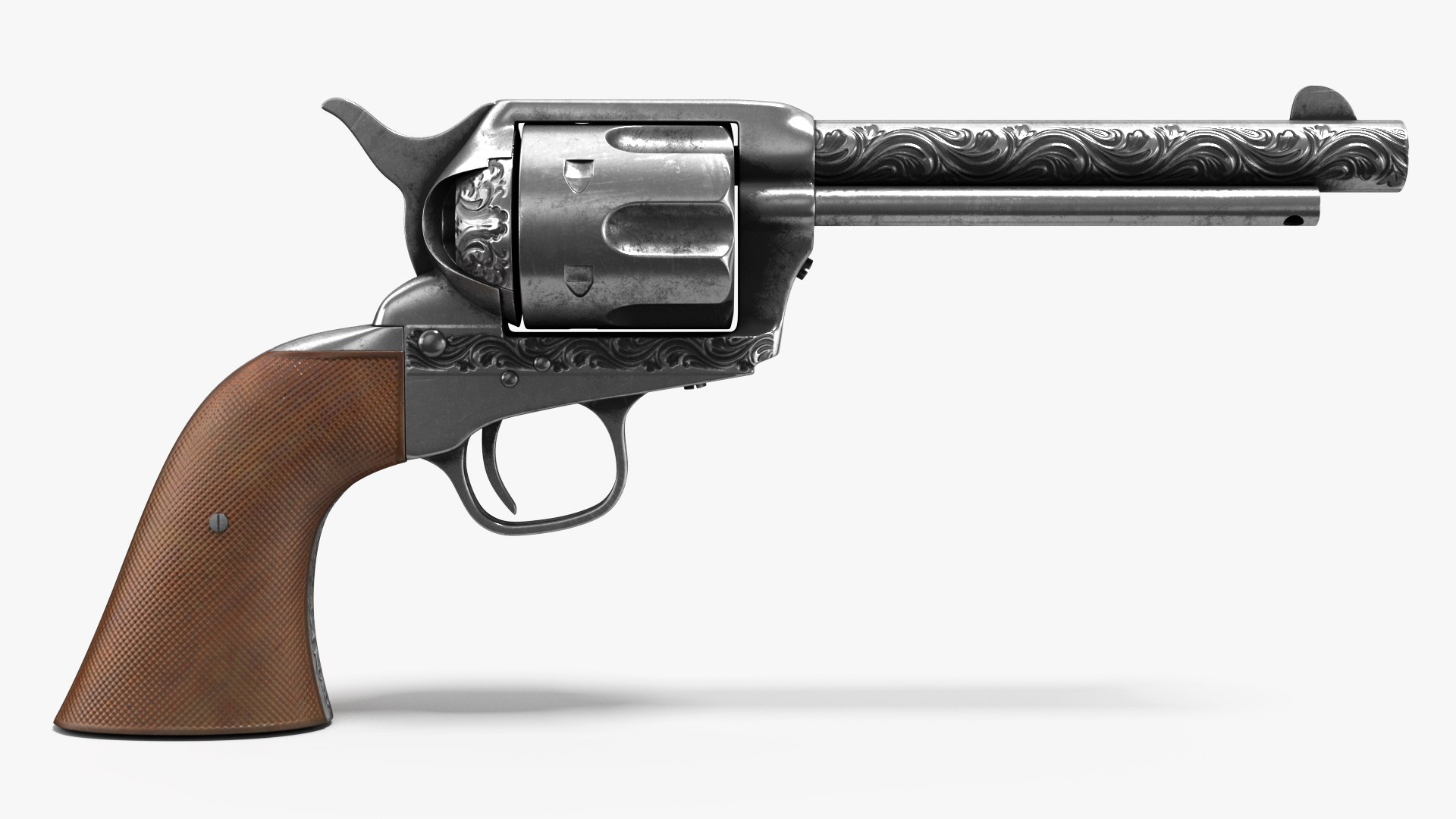 3D Carved Revolver 8K PBR Textures - TurboSquid 2058569