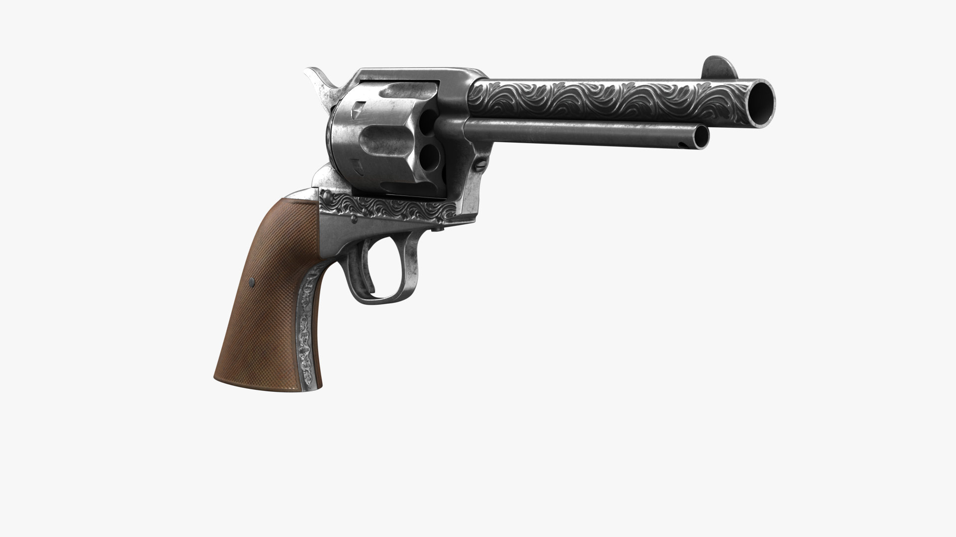 3D Carved Revolver 8K PBR Textures - TurboSquid 2058569