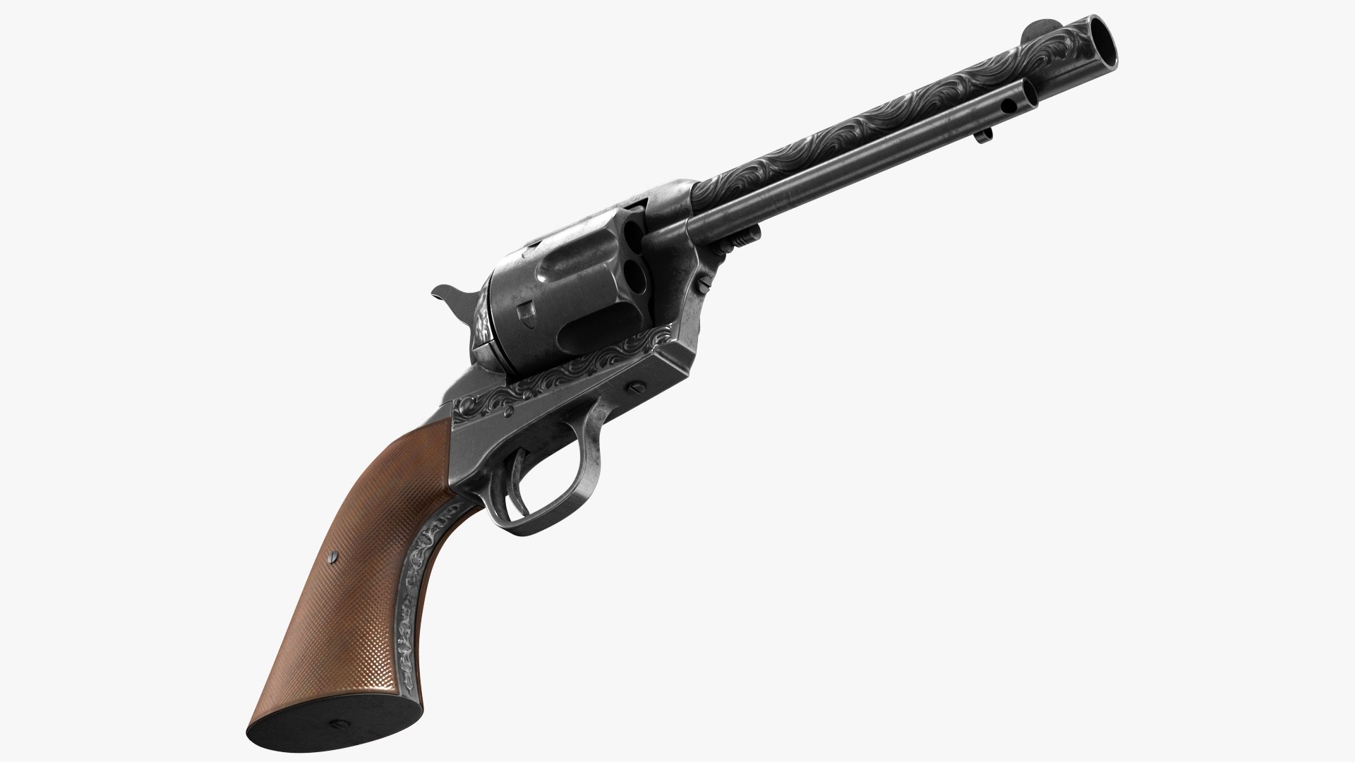 3D Carved Revolver 8K PBR Textures - TurboSquid 2058569