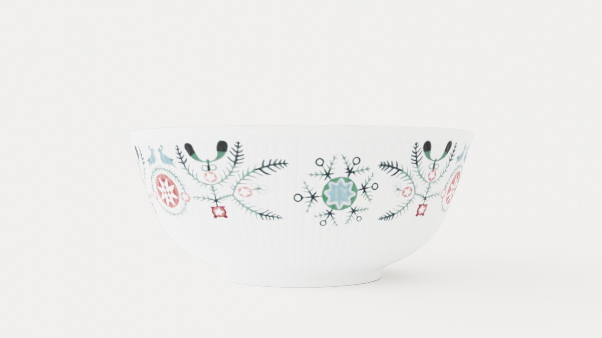 Swedish Grace Winter Serving Bowl Model - TurboSquid 2250499