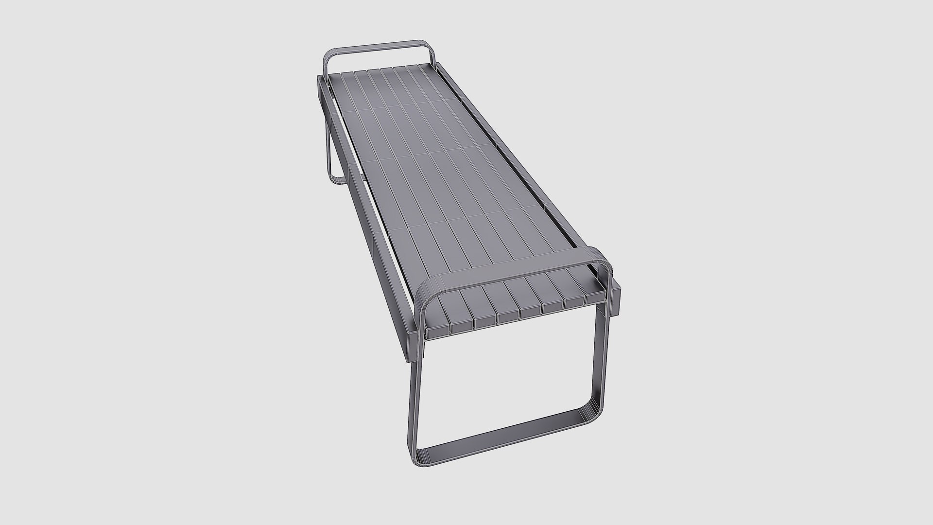 Bench 9 With PBR 4K 8K 3D Model - TurboSquid 1843592