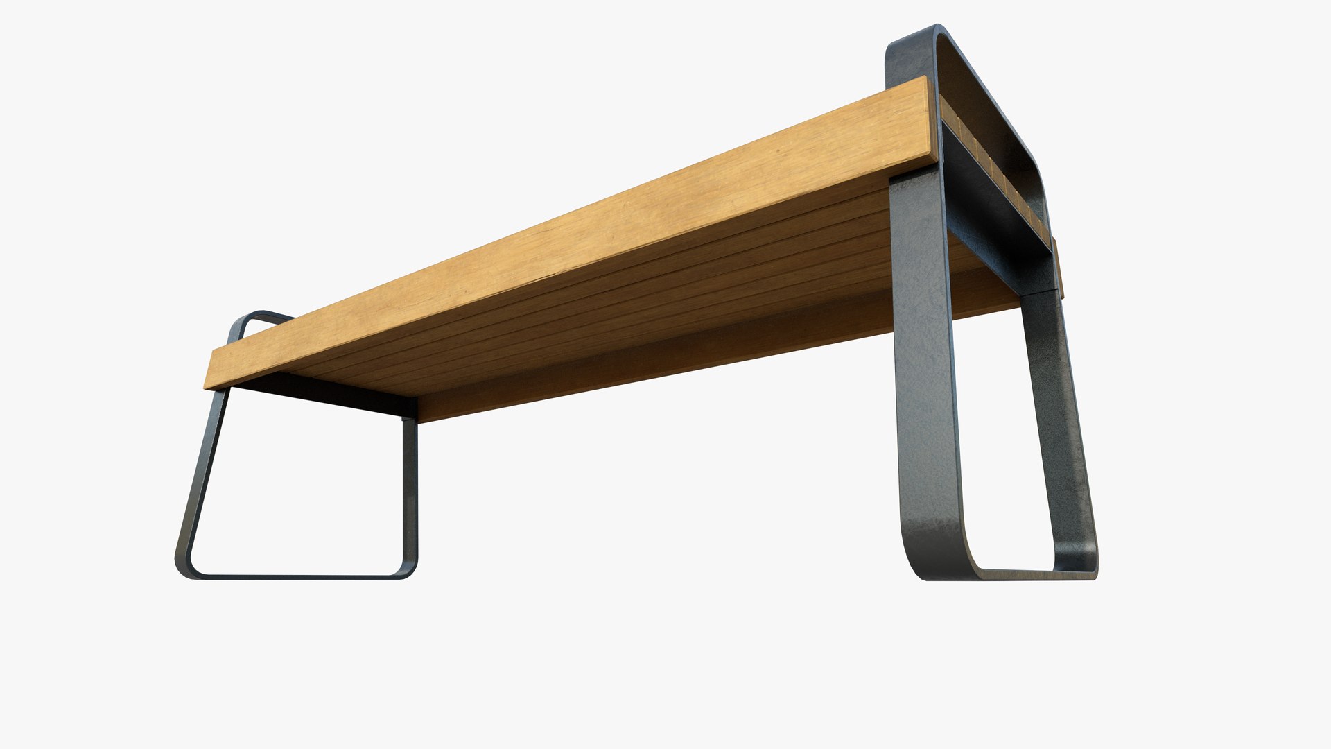 Bench 9 With PBR 4K 8K 3D Model - TurboSquid 1843592