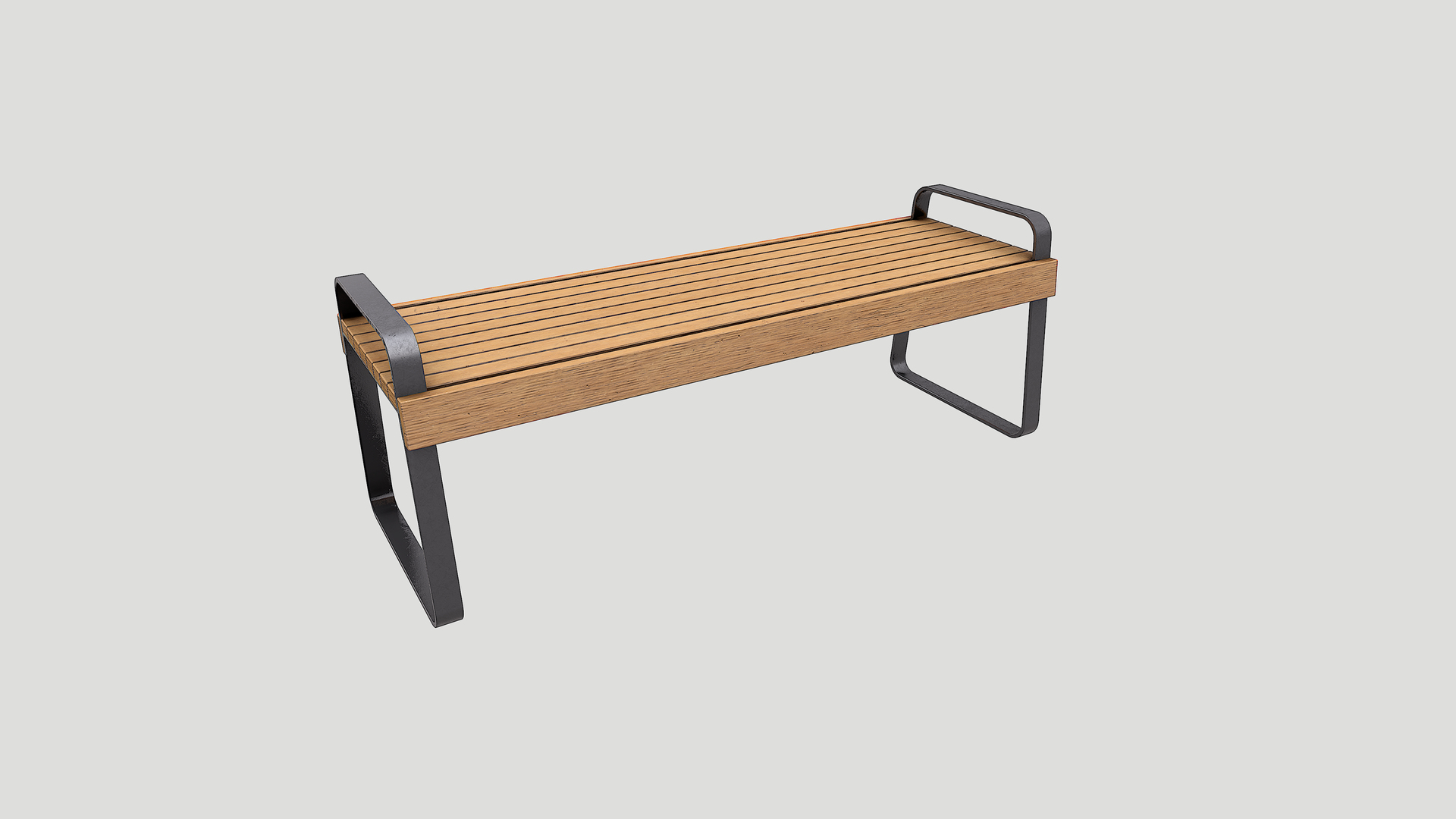 Bench 9 With PBR 4K 8K 3D Model - TurboSquid 1843592