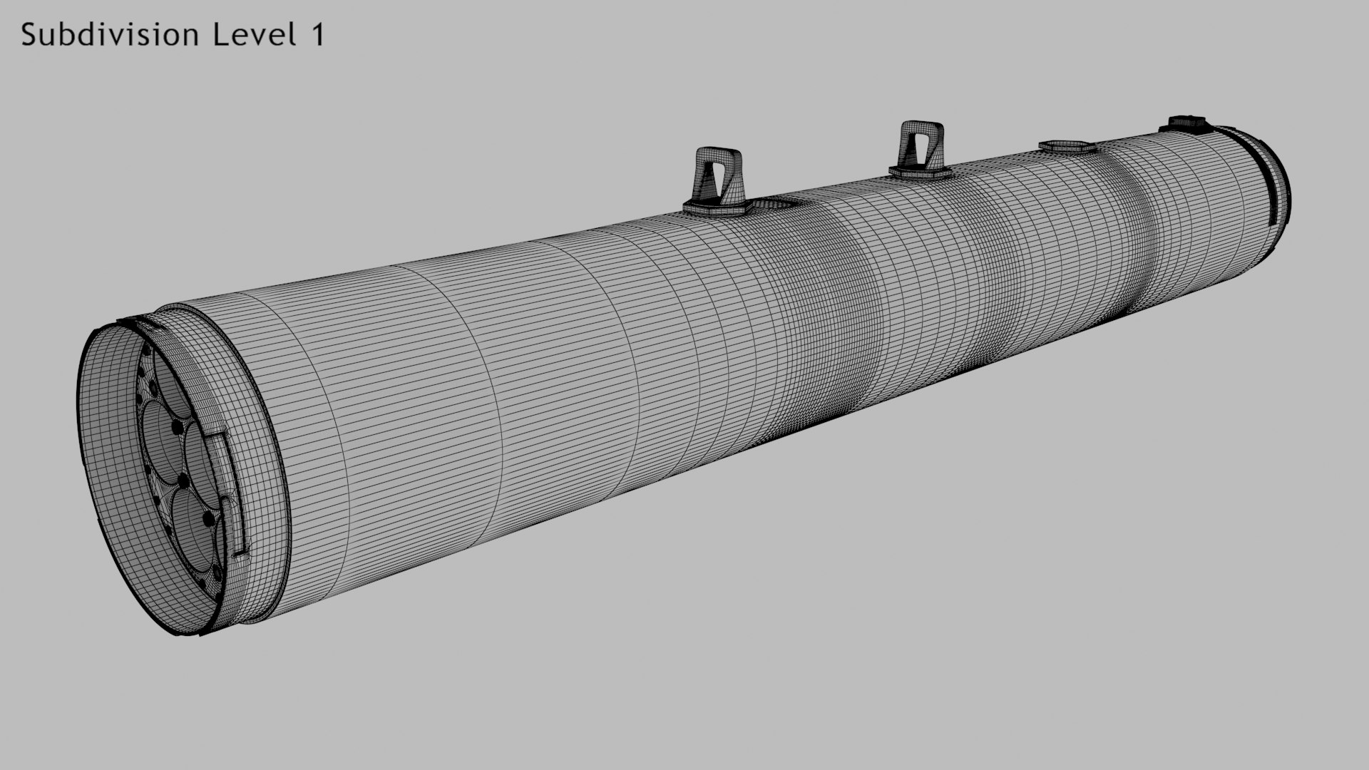 3D LAU-131 A-A Extended Length Launcher Model - TurboSquid 2516906