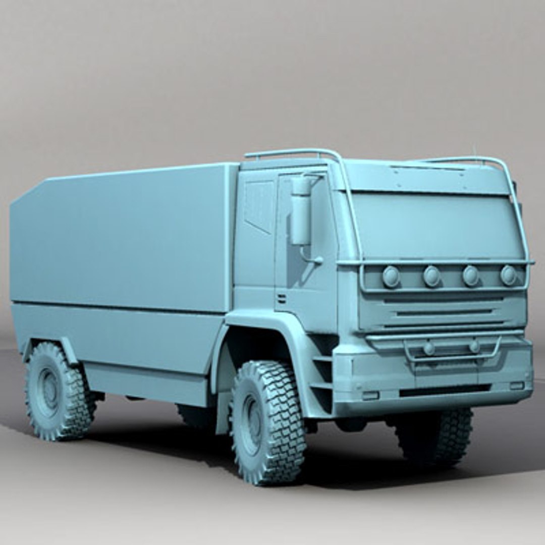 Truck Dakar 3d Model
