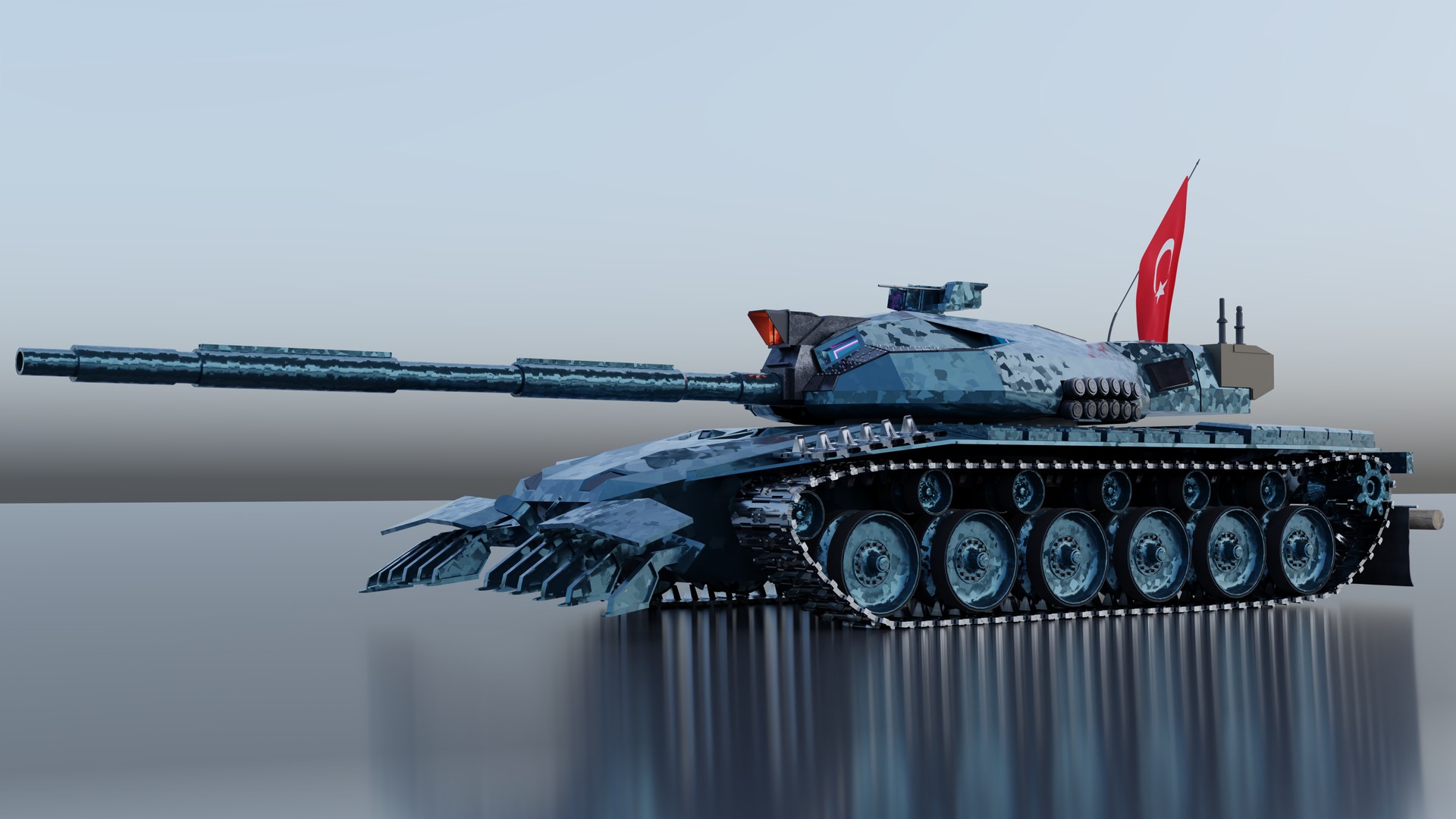 Next Generation Concept Tank Modeling 3D Model - TurboSquid 2116852