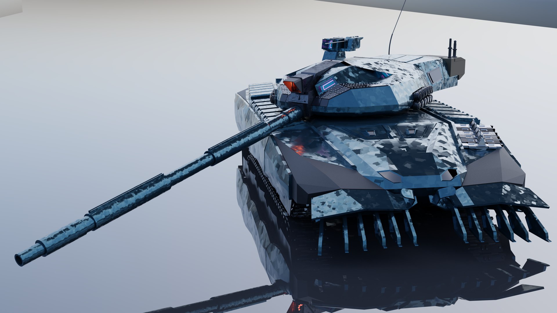 Next Generation Concept Tank Modeling 3D Model - TurboSquid 2116852