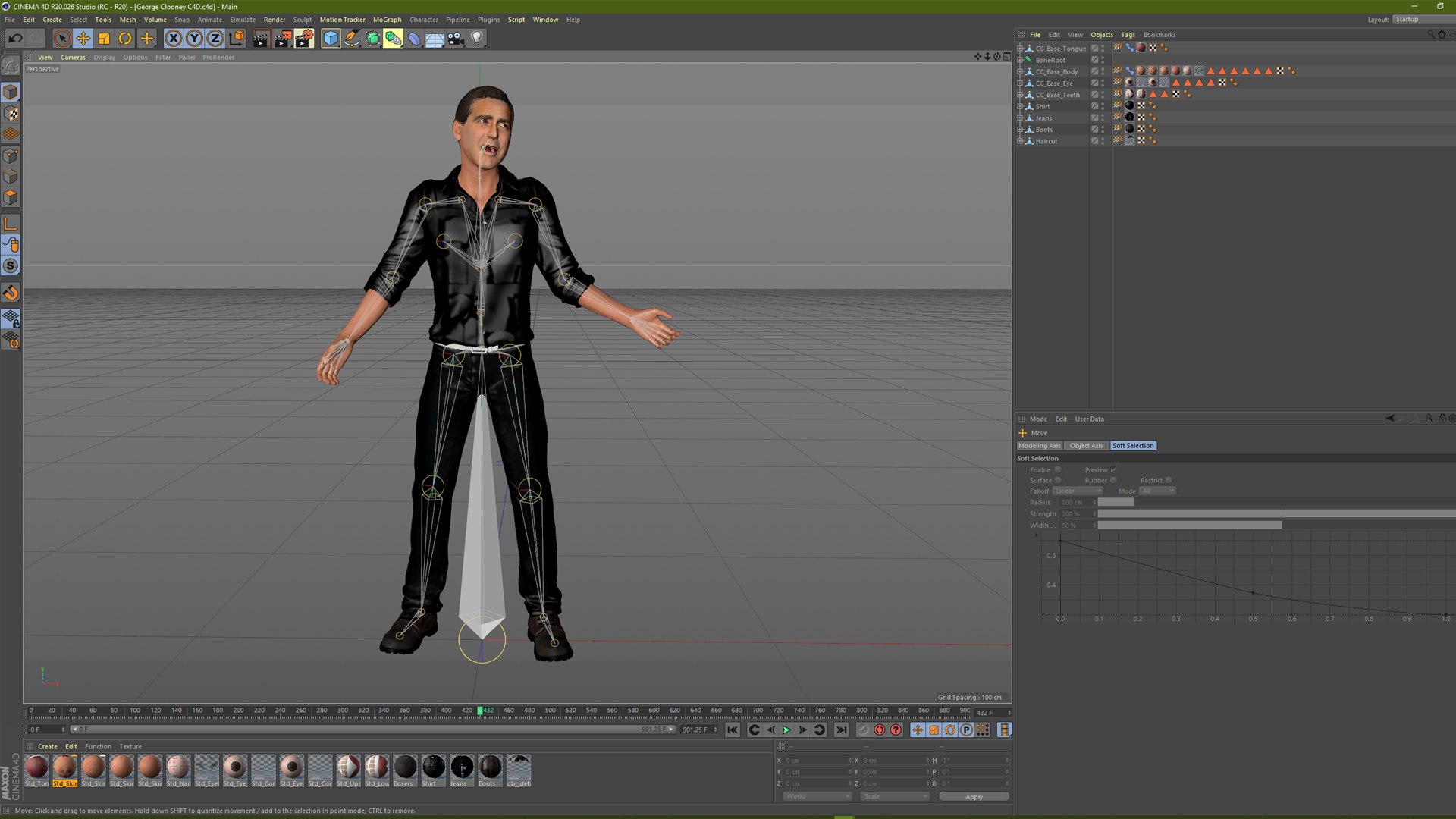 3D Singing Men Character Design Model - TurboSquid 1603449