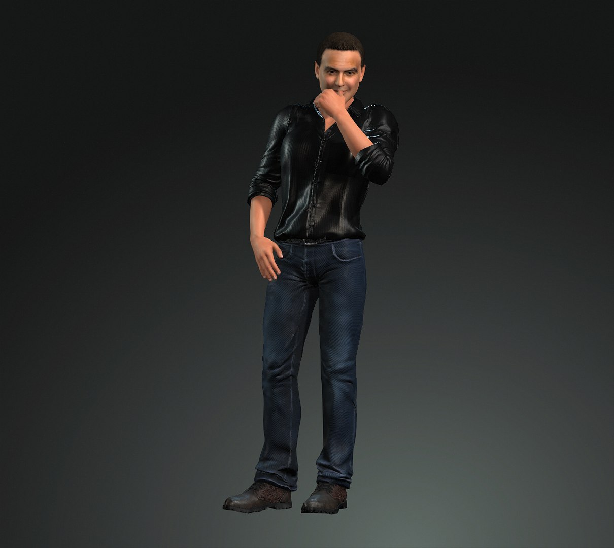 3D Singing Men Character Design Model - TurboSquid 1603449