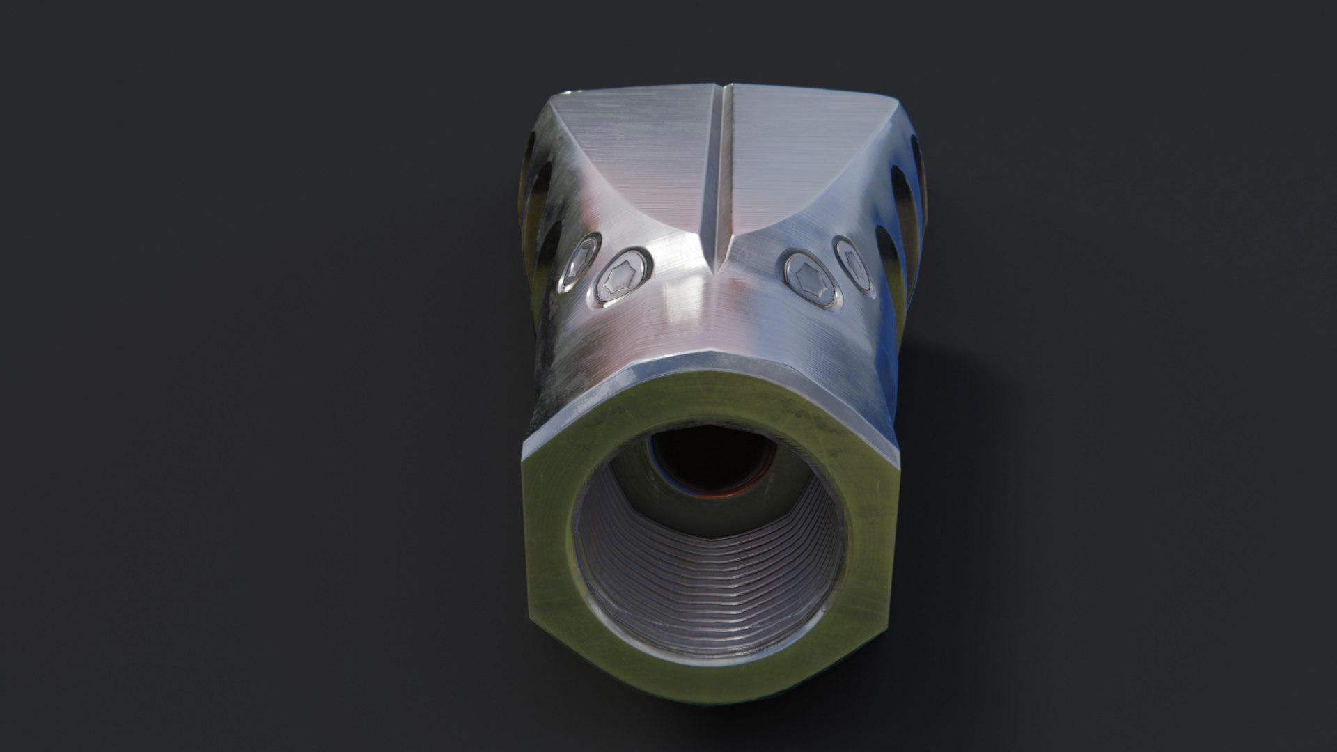 Lancer Viper Muzzle Brake 3D - TurboSquid 1520684