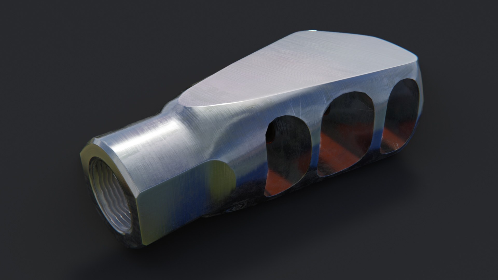 Lancer Viper Muzzle Brake 3D - TurboSquid 1520684