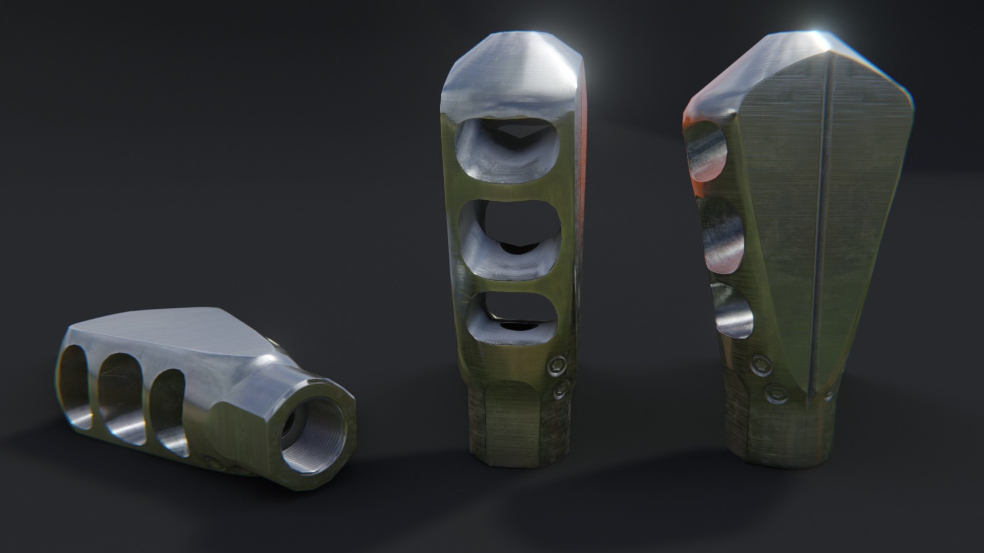 Lancer Viper Muzzle Brake 3D - TurboSquid 1520684