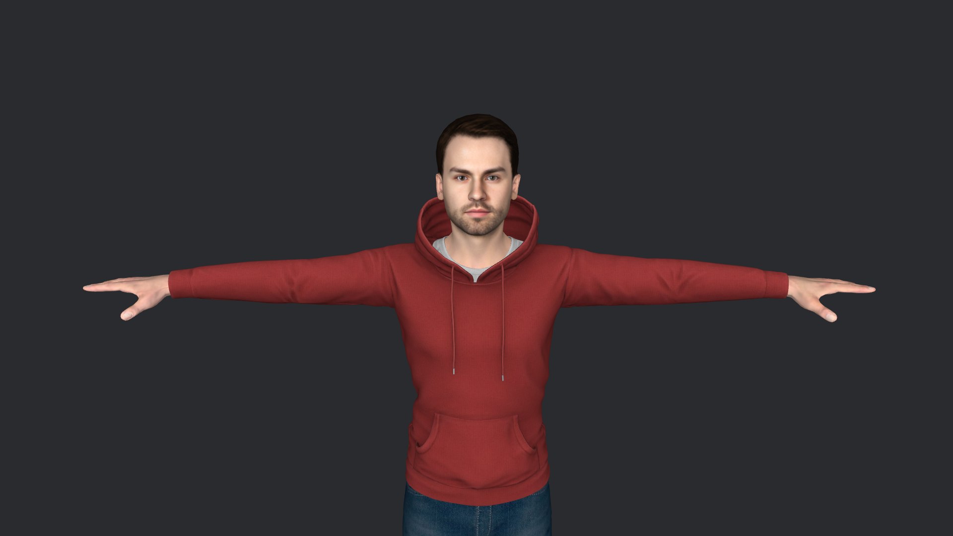 3D Model Handsome Man Hyper Realistic Full Body Fully Rigged 3D ...