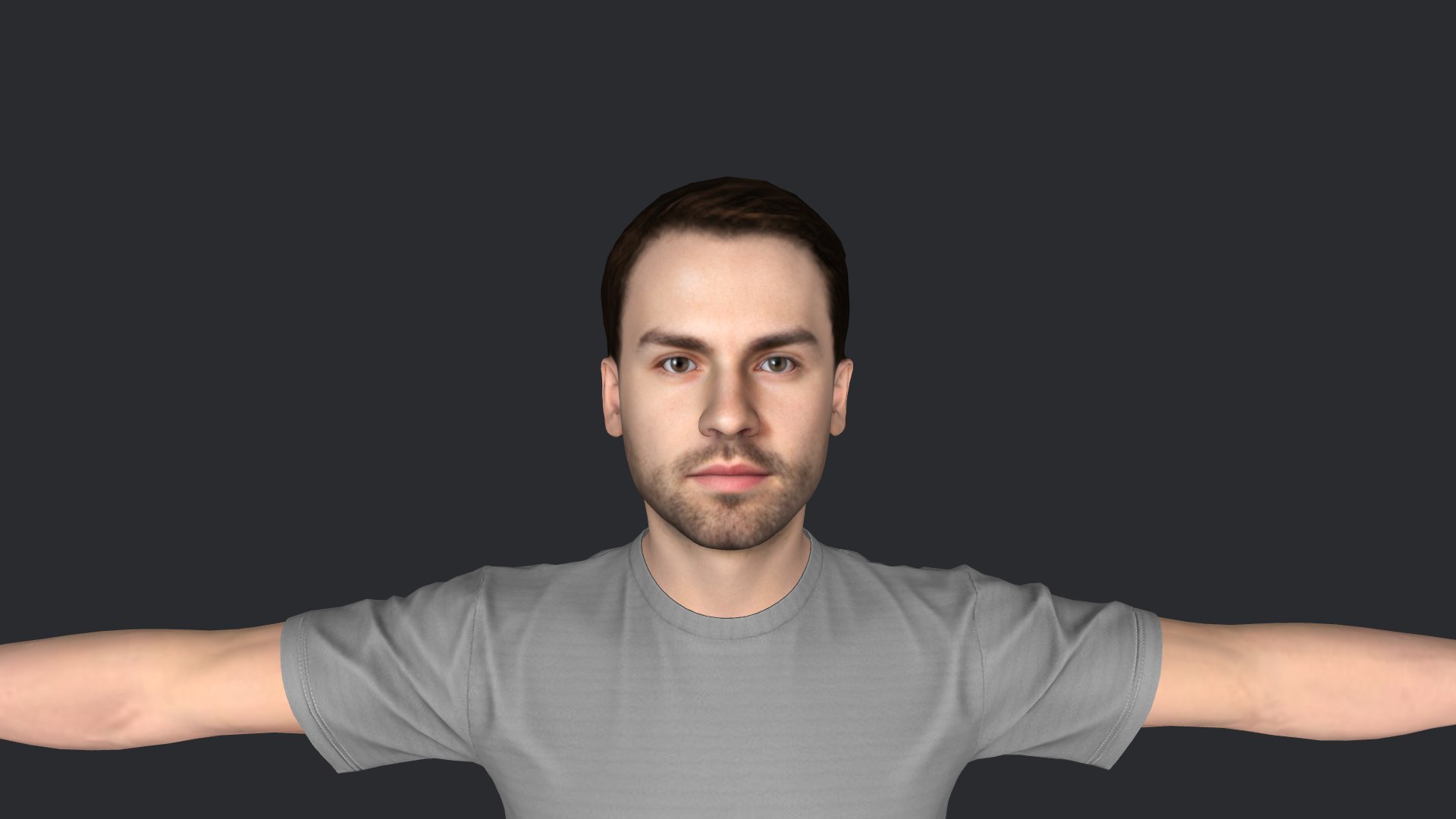 3D Model Handsome Man Hyper Realistic Full Body Fully Rigged 3D ...