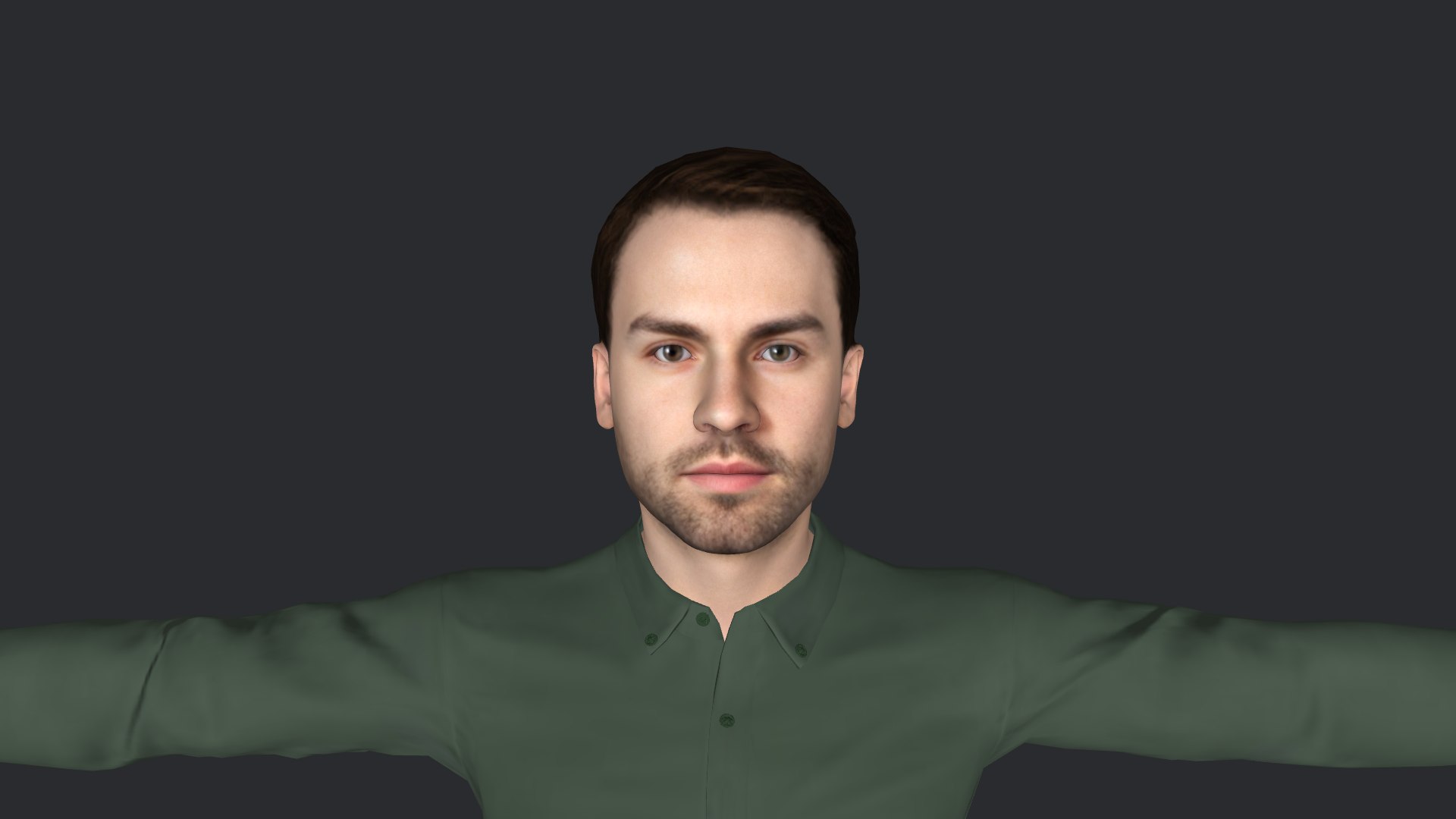 3D Model Handsome Man Hyper Realistic Full Body Fully Rigged 3D ...