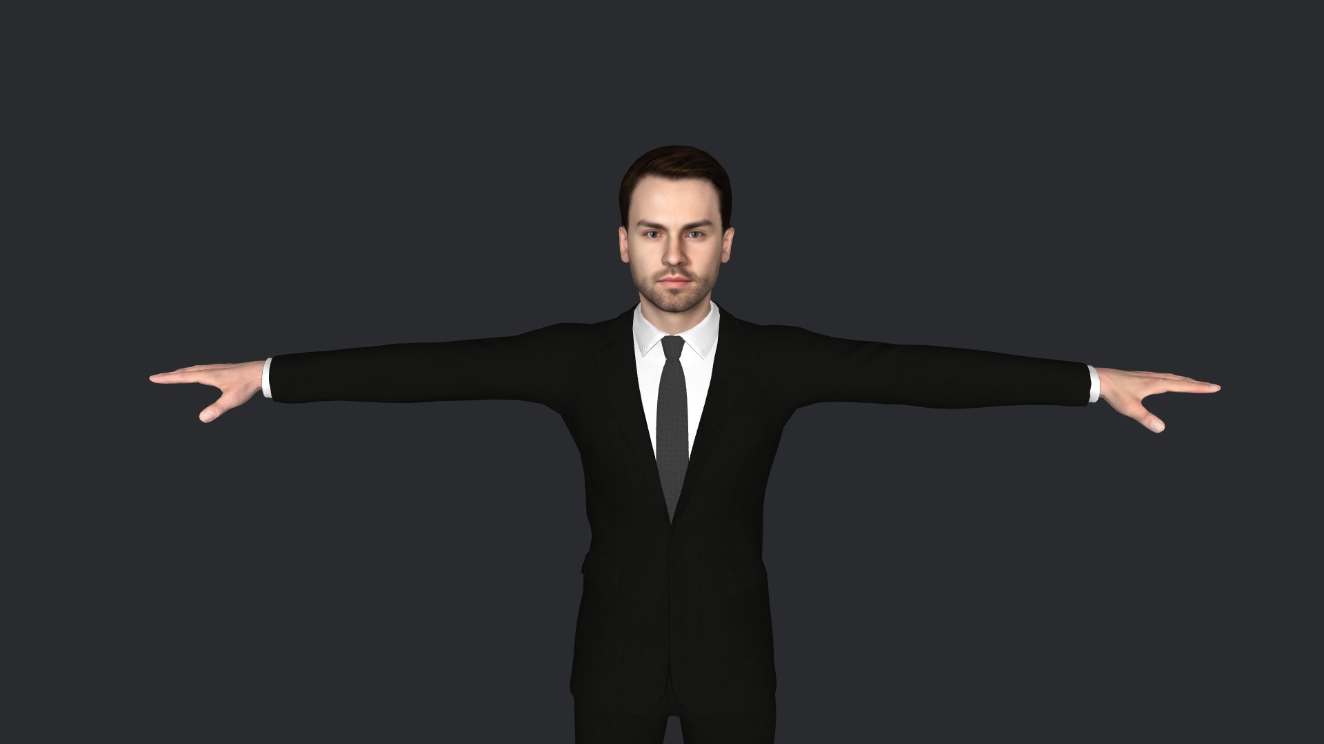 3D Model Handsome Man Hyper Realistic Full Body Fully Rigged 3D ...