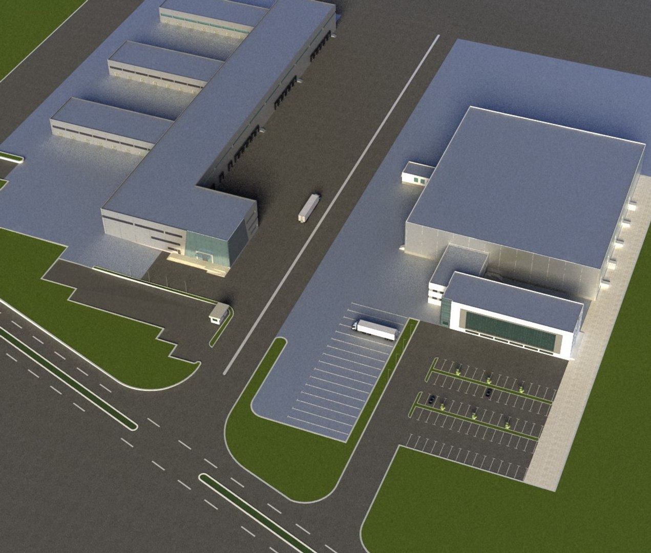 Industrial Complex 3D - TurboSquid 1396860