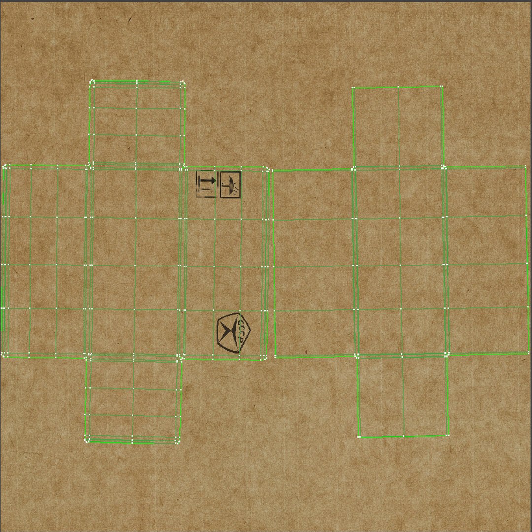 3D Cardboard Box - TurboSquid 1241754