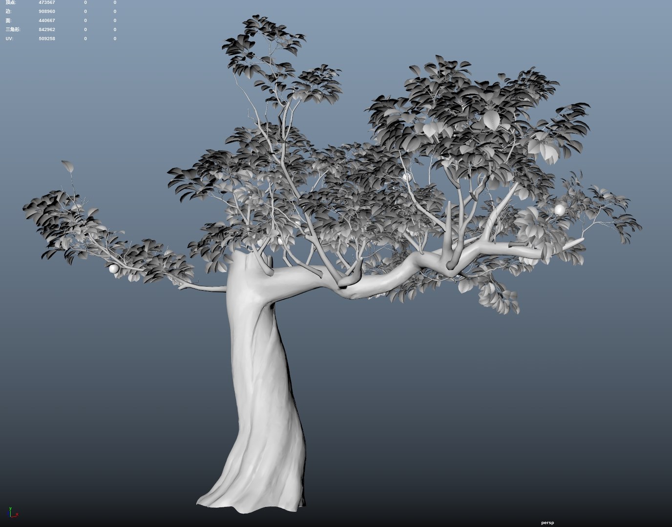 3D Model Apple Tree - TurboSquid 1492239