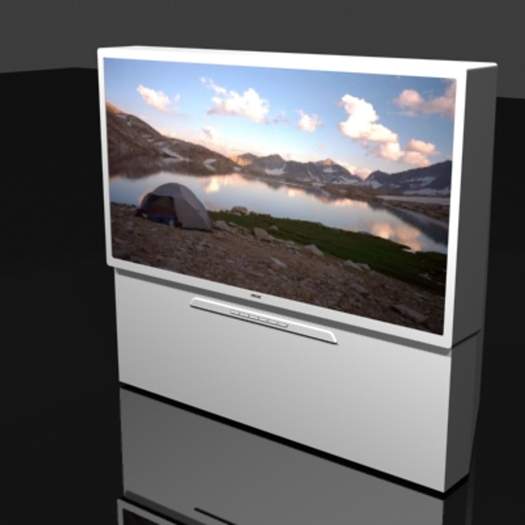 3ds Max 51 Inch Sony Television Screen